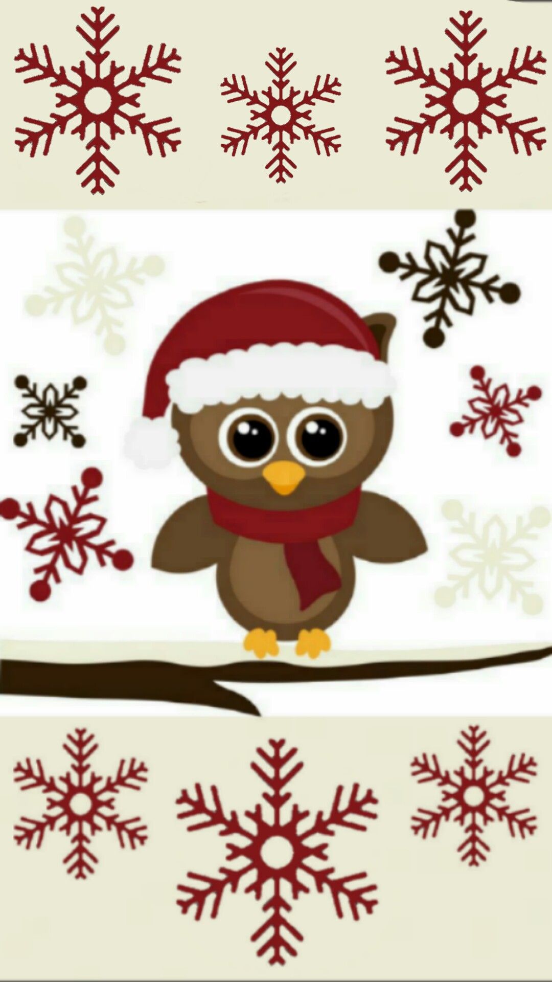 Cute Christmas Owl Wallpapers - Wallpaper Cave