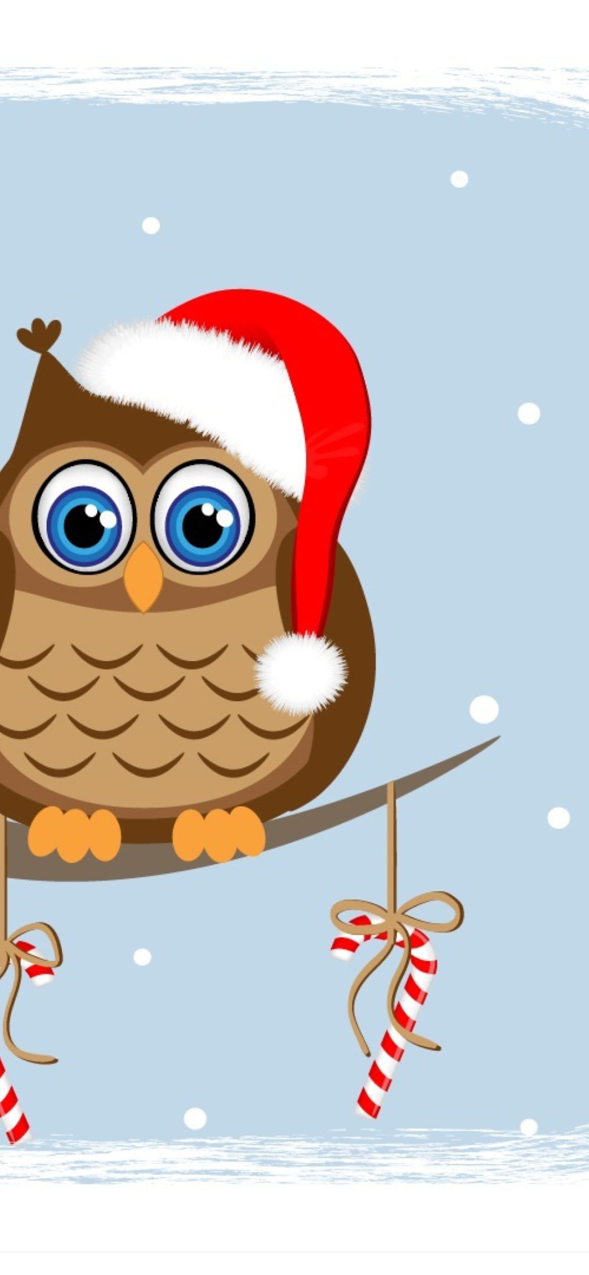 Cute Christmas Owl Wallpapers - Wallpaper Cave