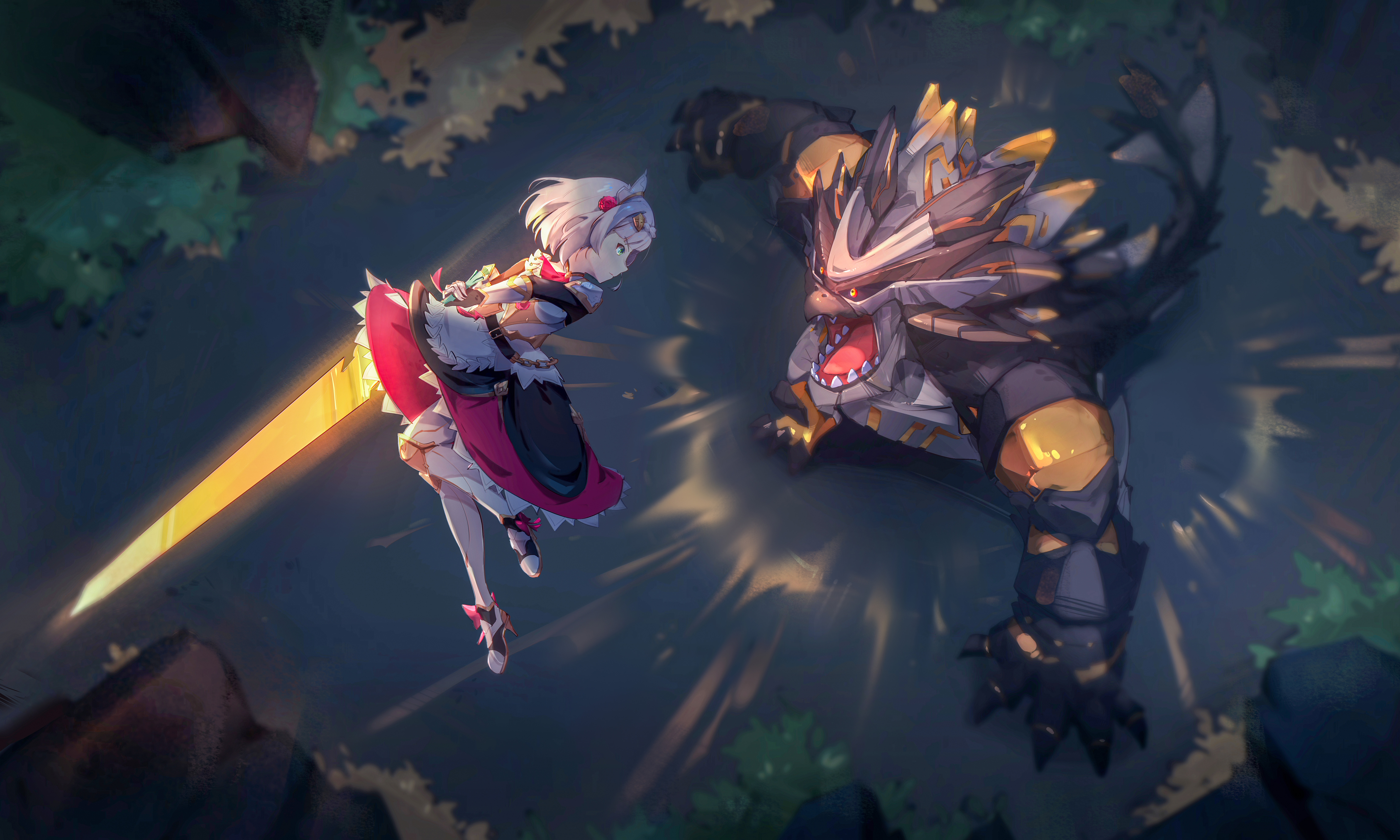 Genshin Impact Fighting Wallpapers - Wallpaper Cave