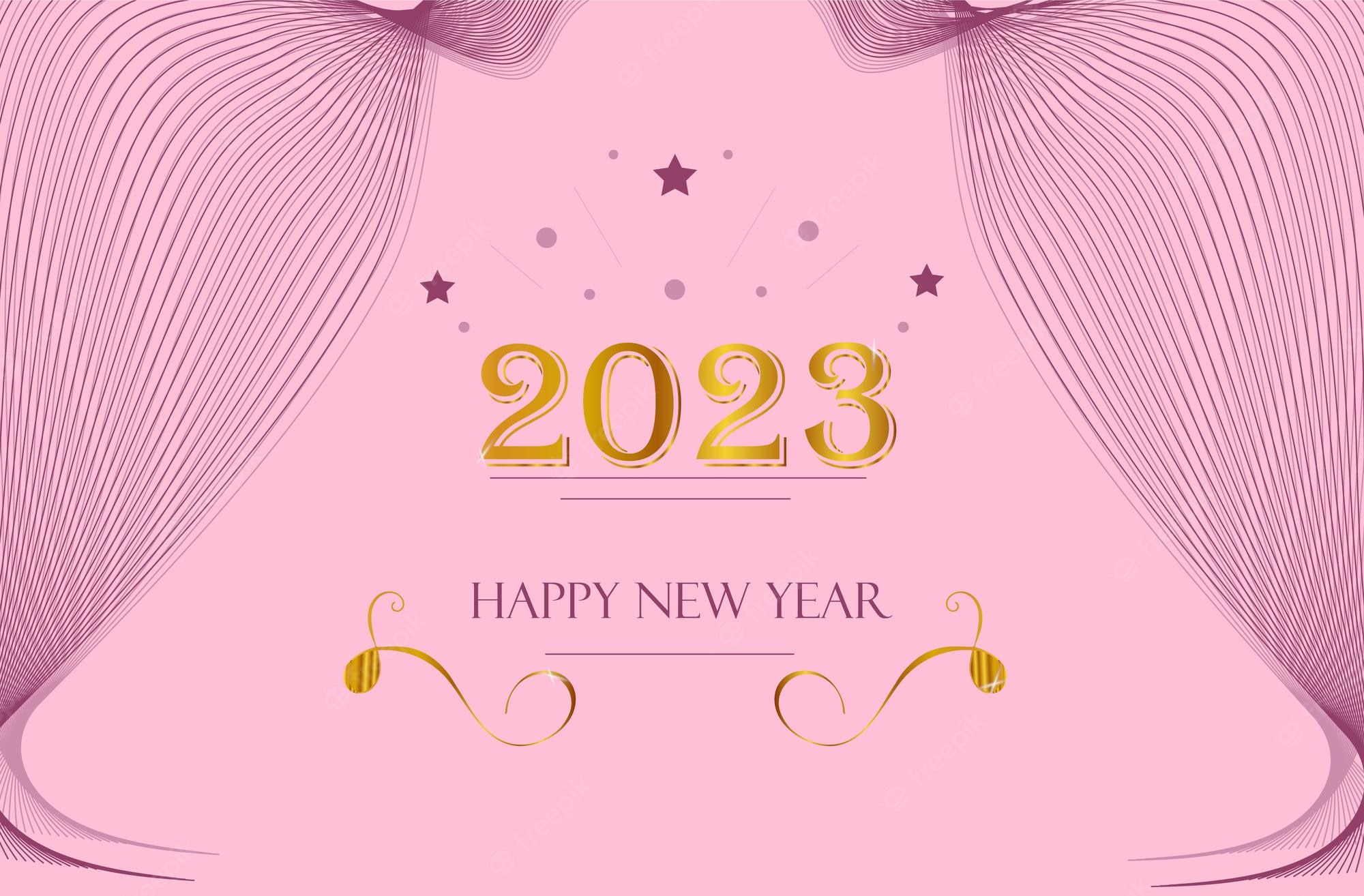 New Year 2023 Pink Wallpapers - Wallpaper Cave