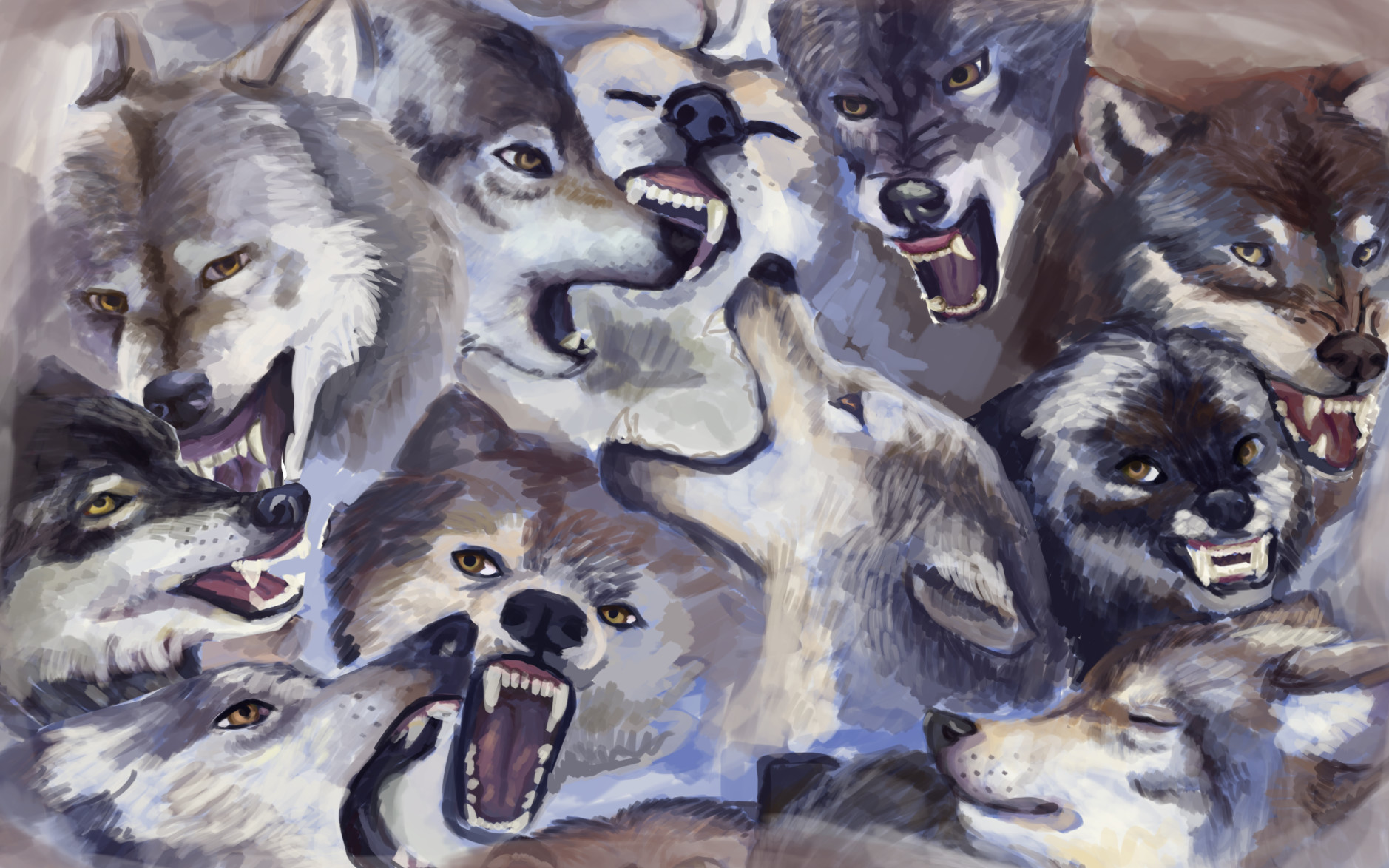 Wolves Fanart Wallpapers - Wallpaper Cave