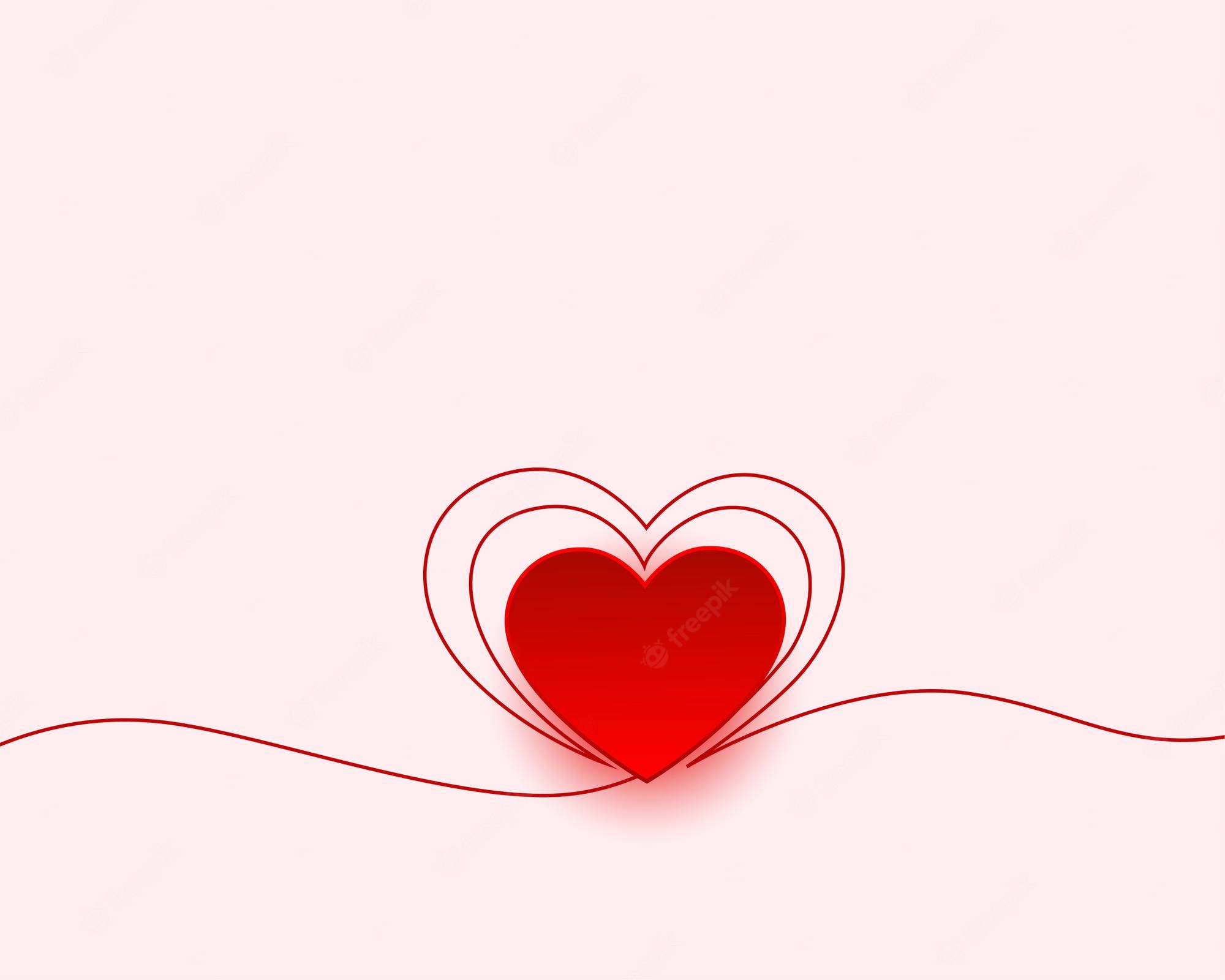 Valentine Minimal Heart Wallpapers - Wallpaper Cave