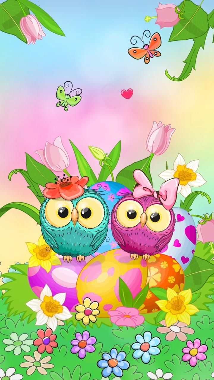 Girly Spring Cartoon Wallpapers - Wallpaper Cave