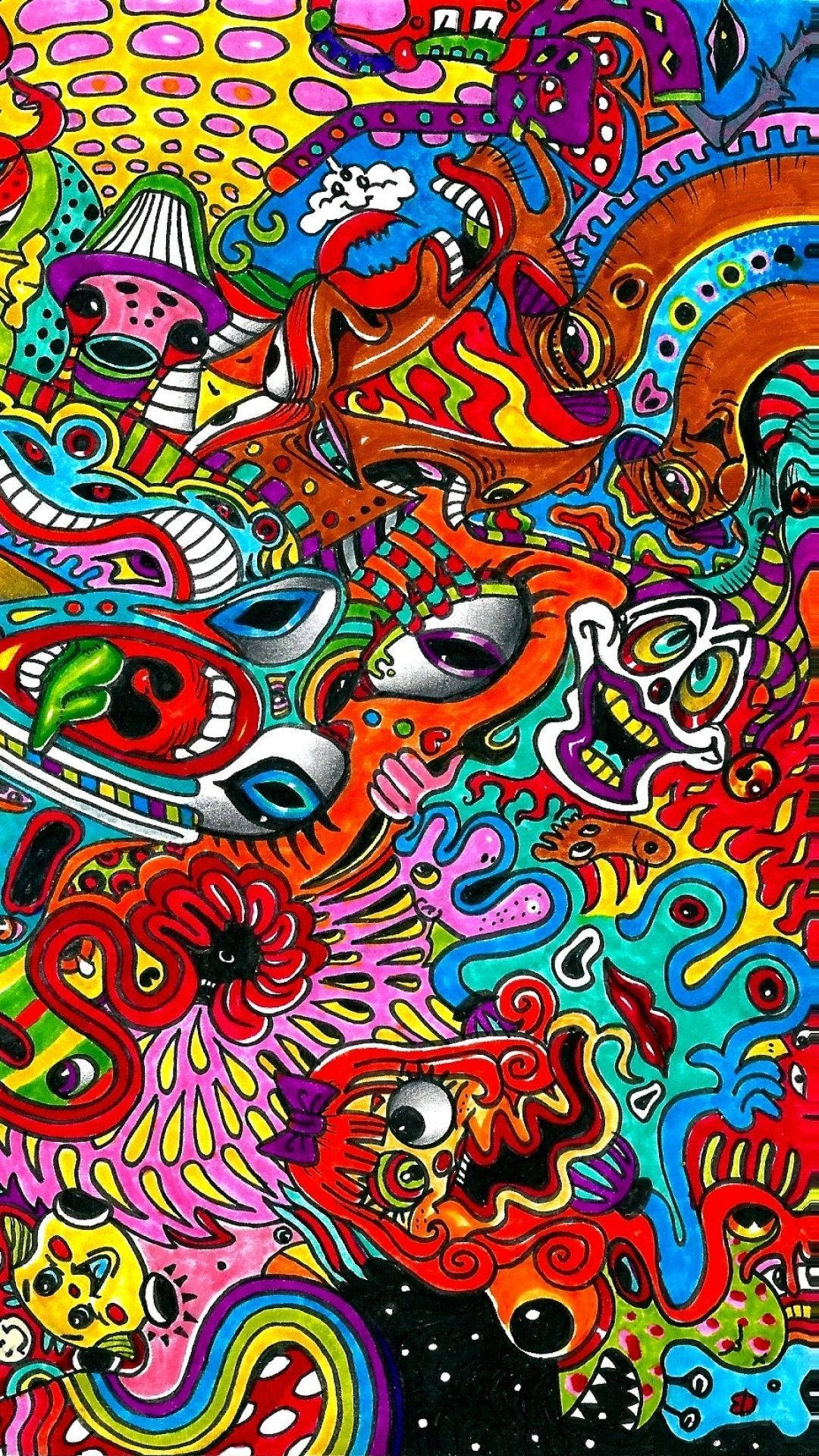 Trippy Faces Wallpapers - Wallpaper Cave