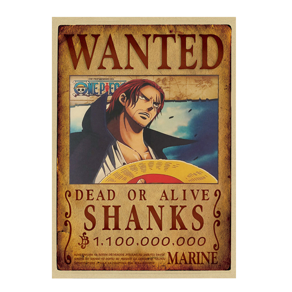 Shanks Wanted Poster Wallpapers - Wallpaper Cave