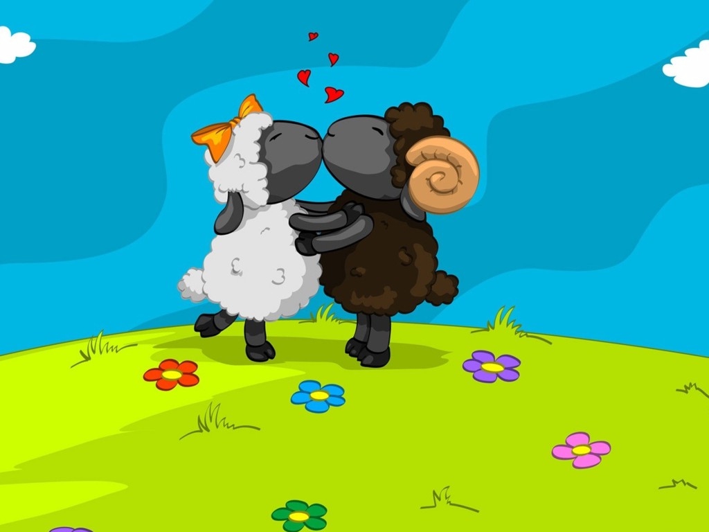 Cartoon Sheep Wallpapers - Wallpaper Cave