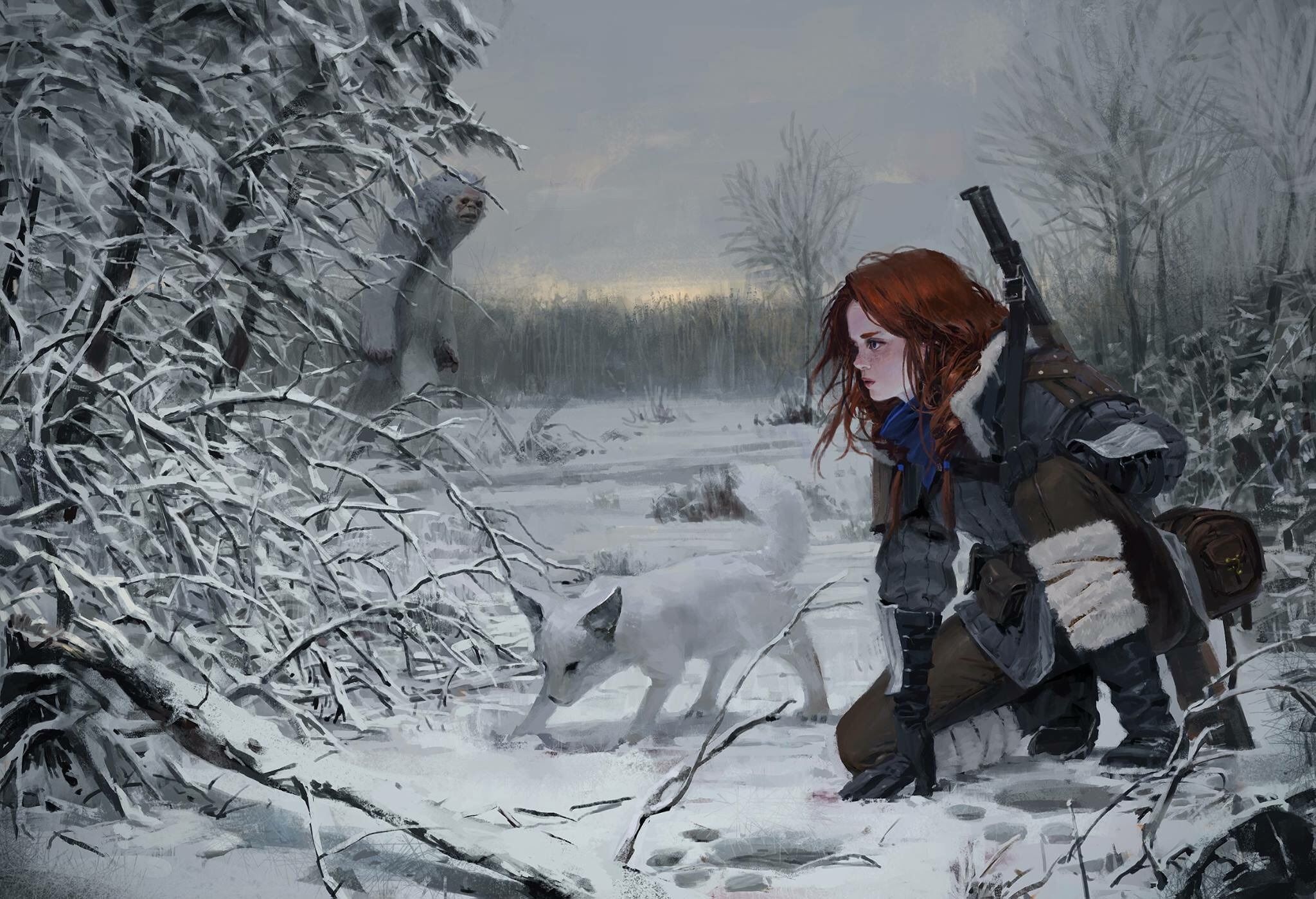 Winter Fantasy Girl Wallpapers - Wallpaper Cave