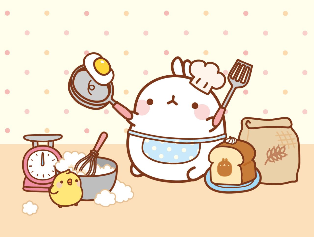Molang Valentine Desktop Wallpapers - Wallpaper Cave