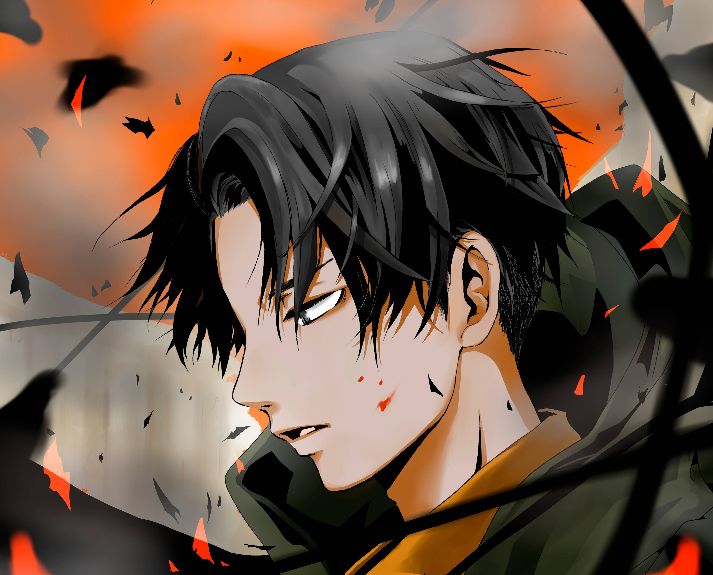 Levi Face Wallpapers - Wallpaper Cave