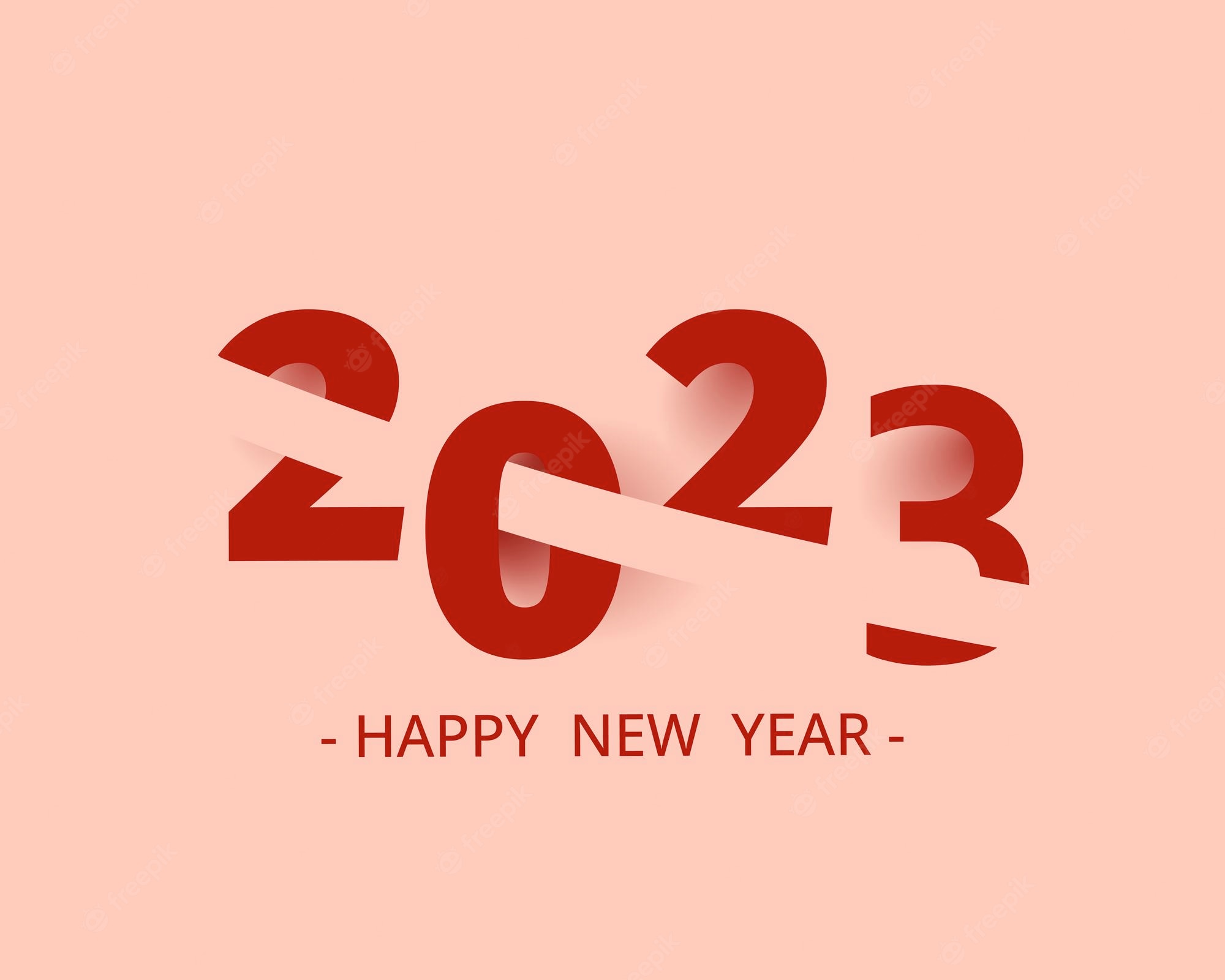 New Year 2023 Red Wallpapers - Wallpaper Cave