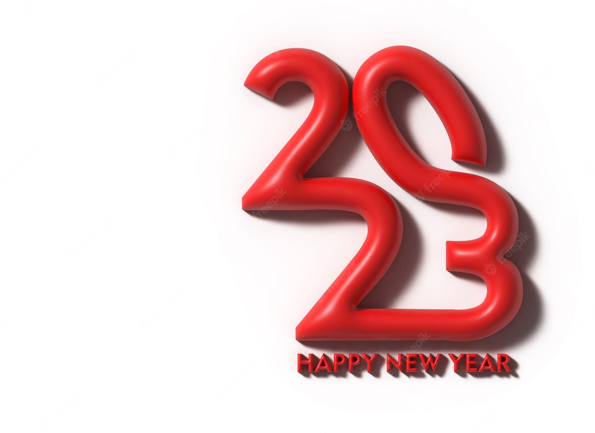 New Year 2023 Red Wallpapers - Wallpaper Cave