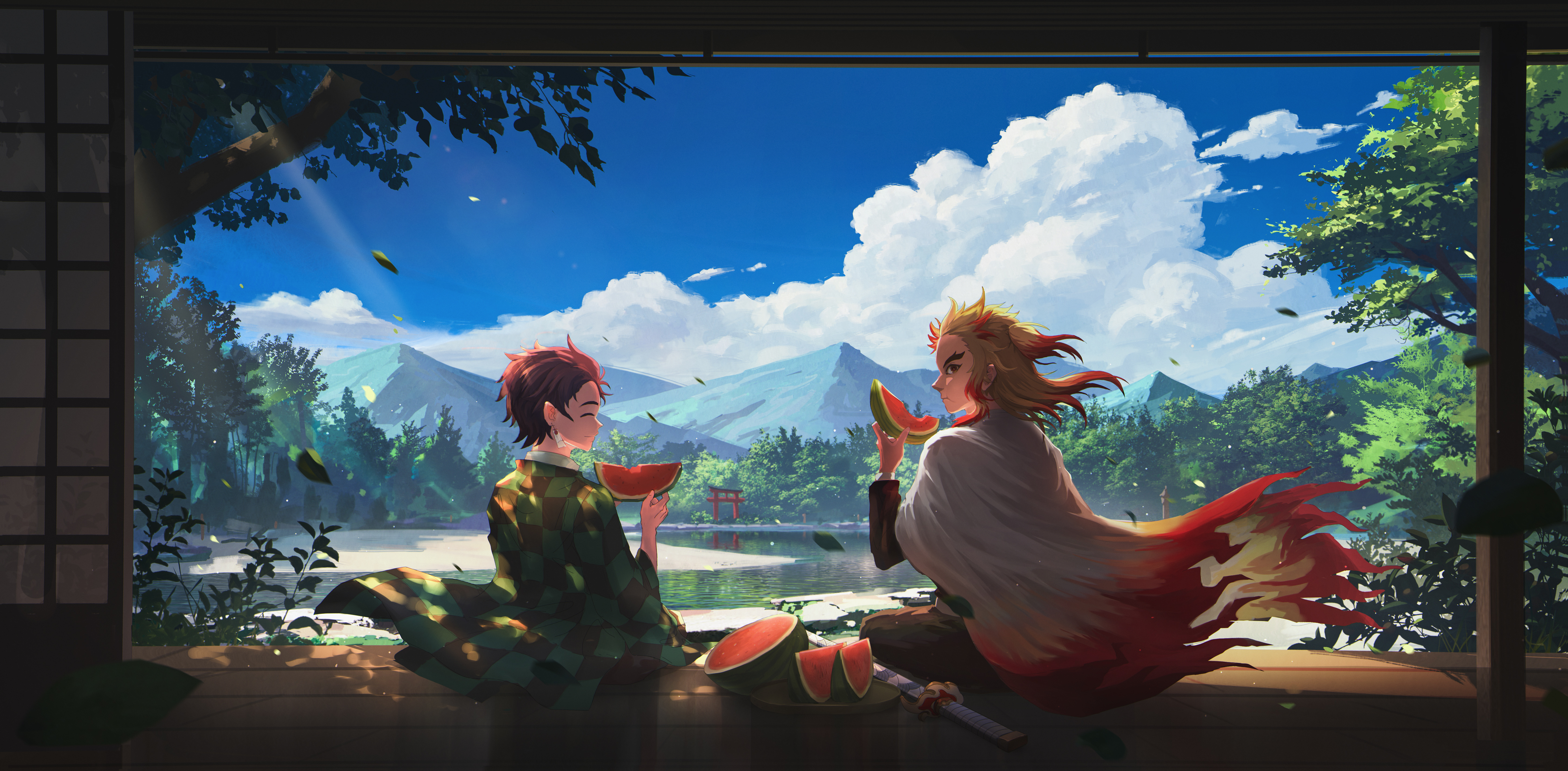 Demon Slayer Landscape Wallpapers - Wallpaper Cave