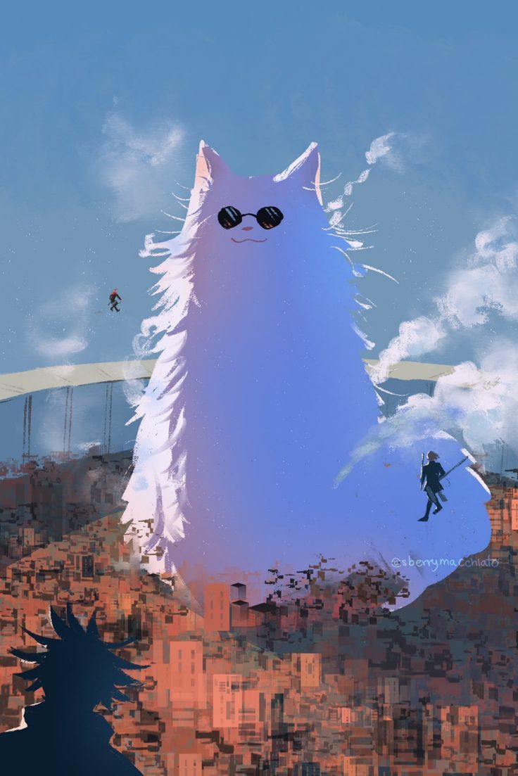 Gojo Cat Wallpapers - Wallpaper Cave