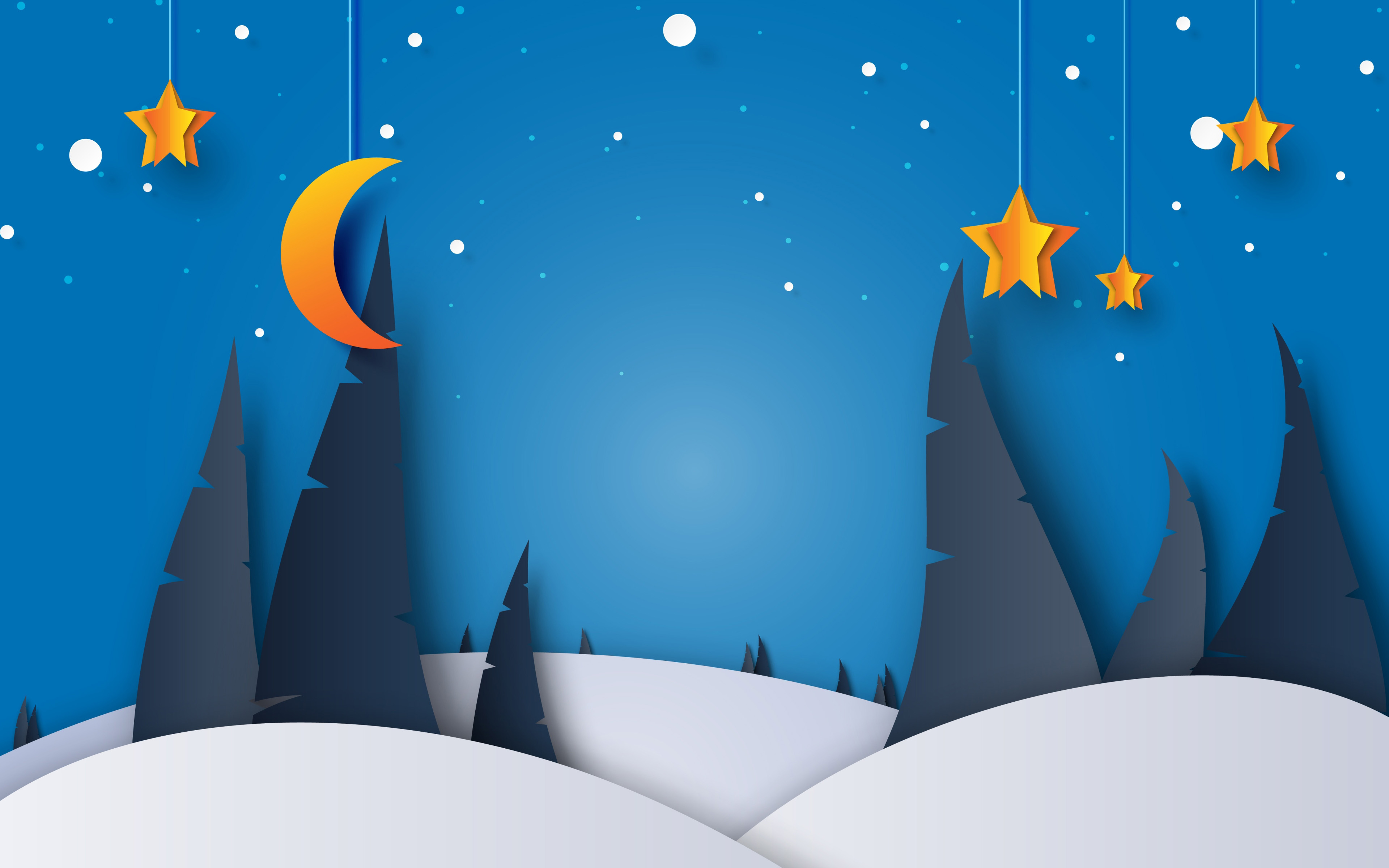 Abstract Winter Landscape Wallpapers - Wallpaper Cave