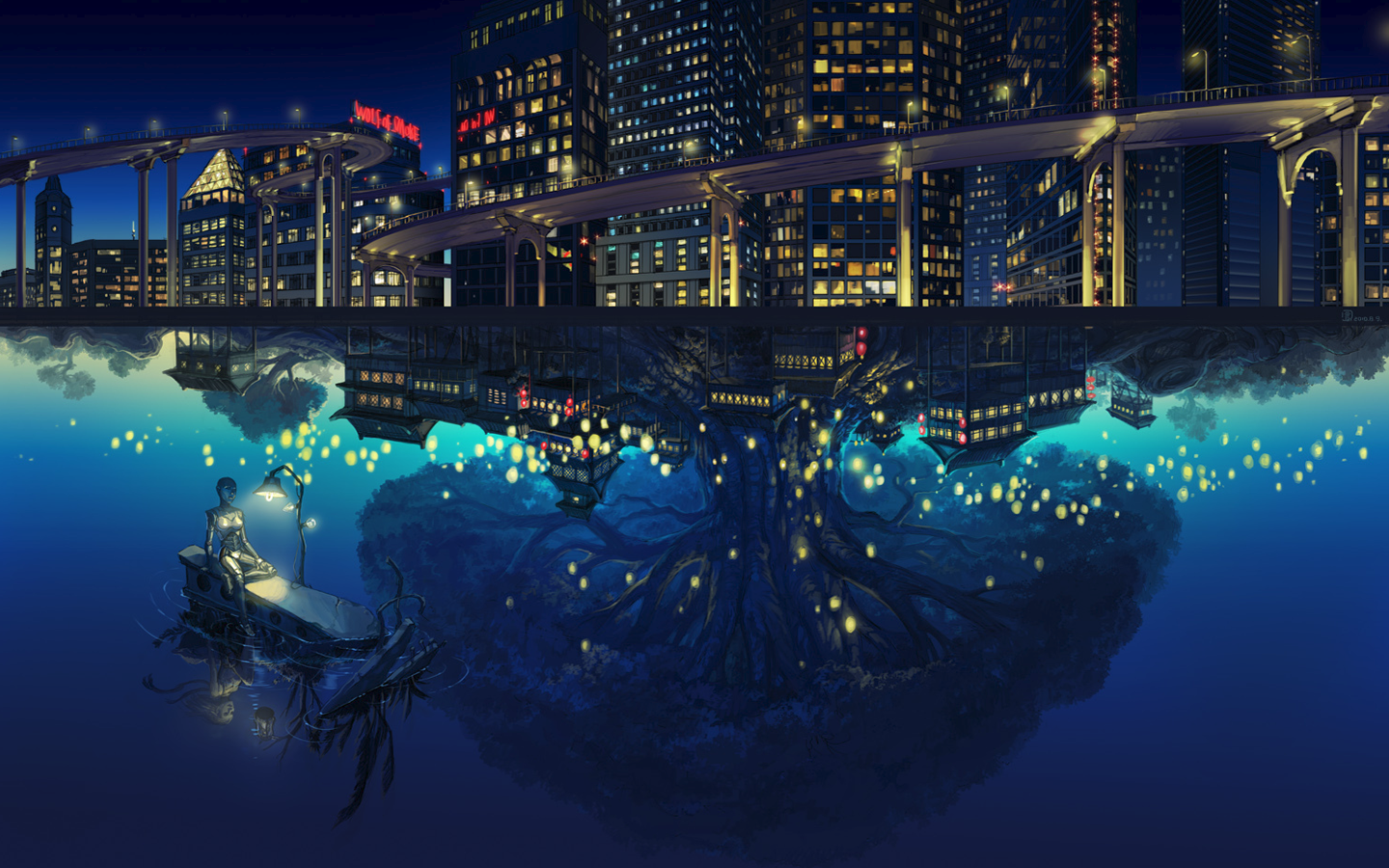 Anime City View Wallpapers - Wallpaper Cave