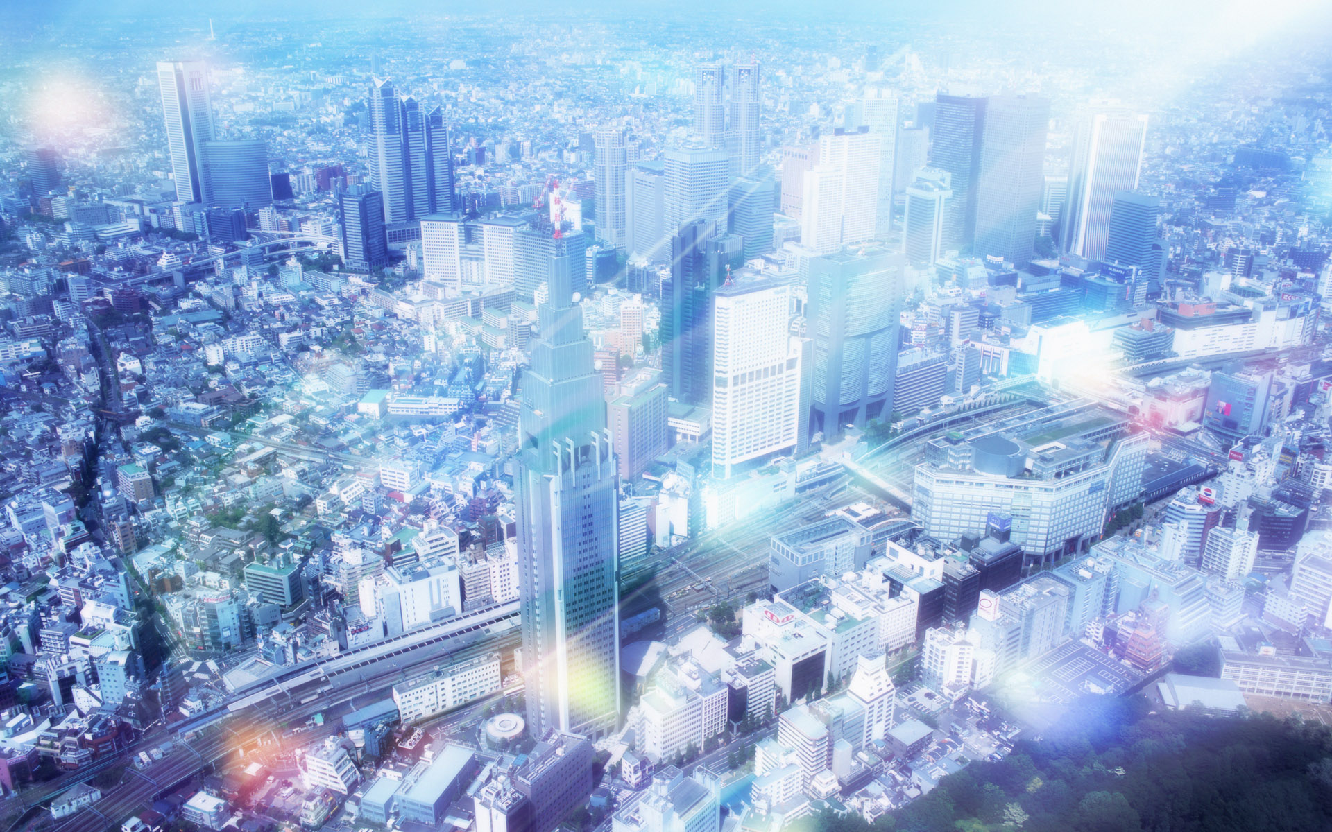 Anime City View Wallpapers - Wallpaper Cave