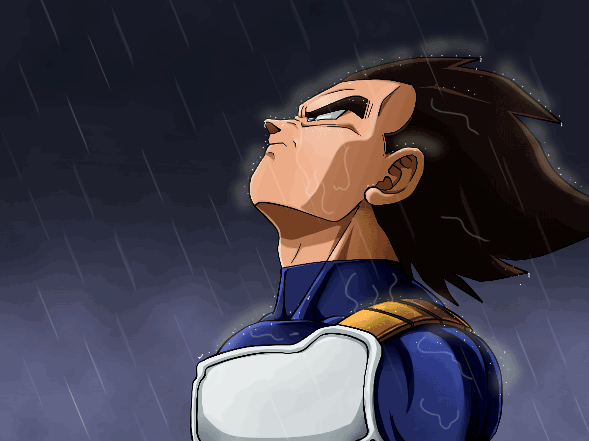 Vegeta Rain Wallpapers - Wallpaper Cave