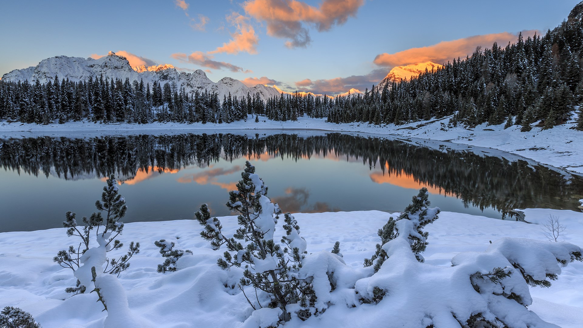 Lakeside Winter Wallpapers - Wallpaper Cave