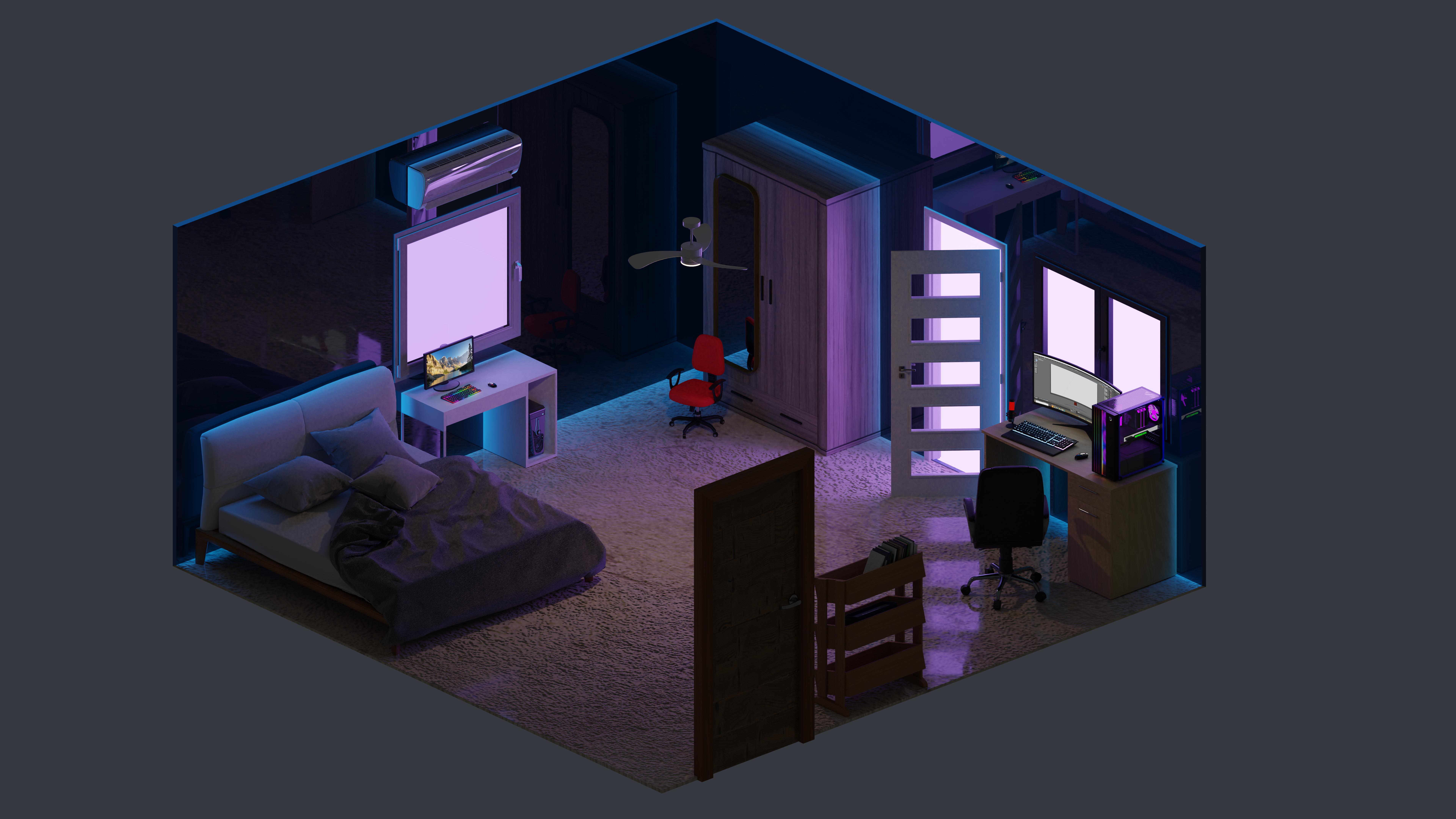 Gaming Bedroom Wallpapers - Wallpaper Cave