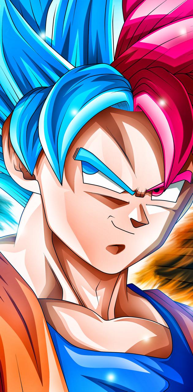 Goku Blue And Red Wallpapers - Wallpaper Cave