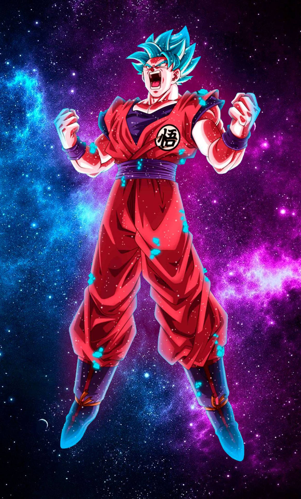 Goku Red And Blue Wallpapers - Wallpaper Cave