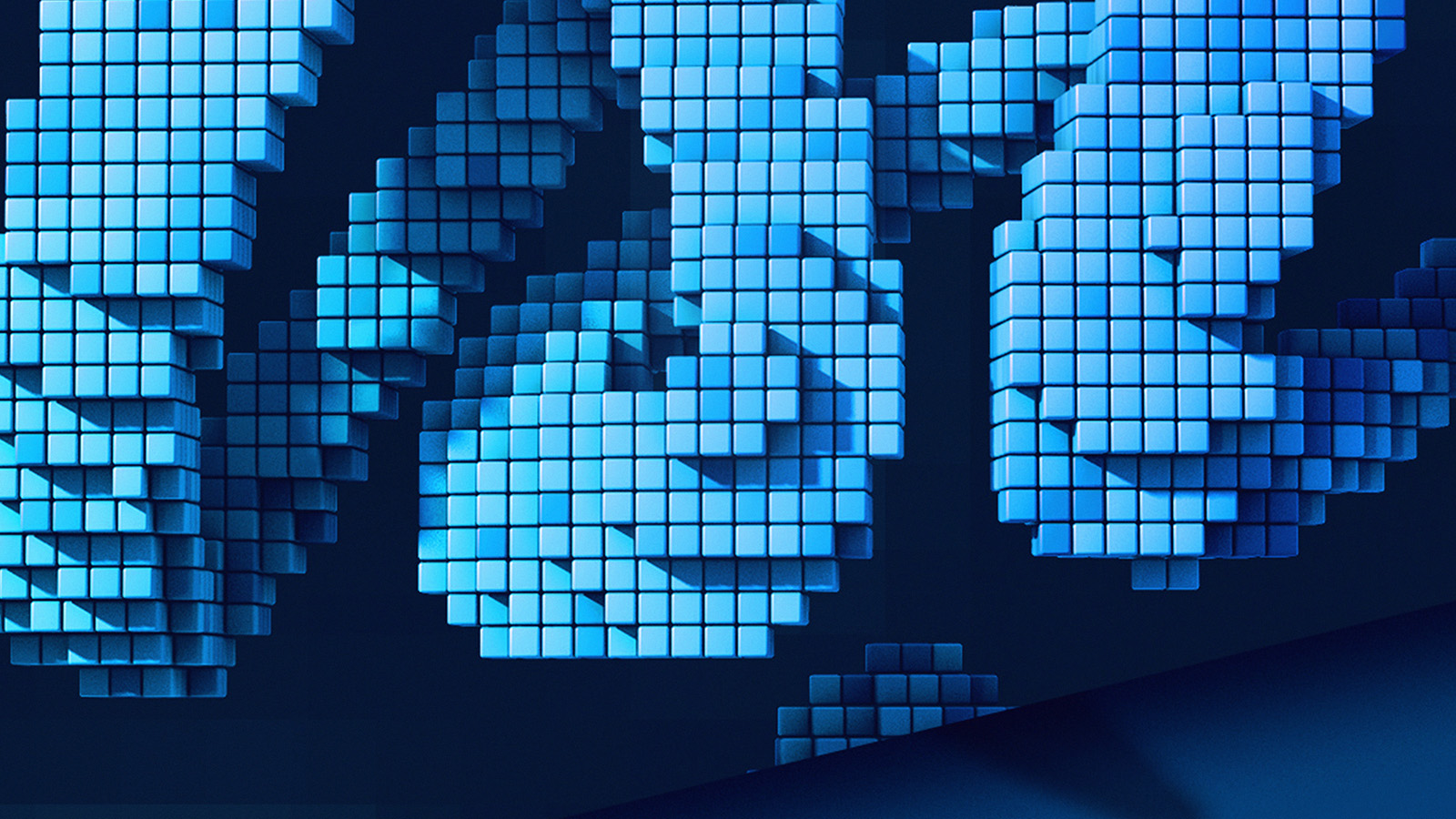 Pixel Blue Wallpapers - Wallpaper Cave