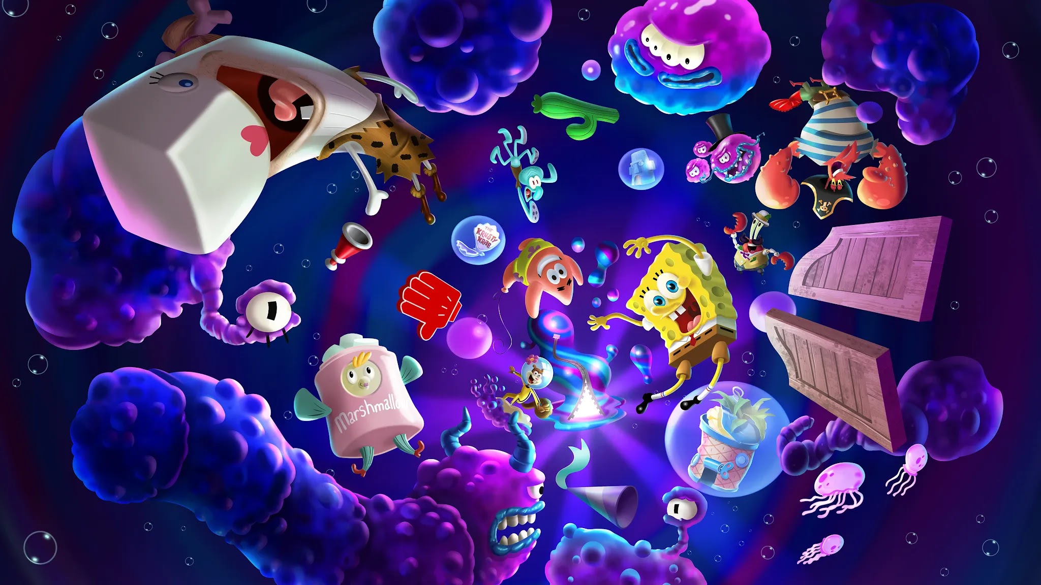 Spongebob Squarepants: The Cosmic Shake Wallpapers - Wallpaper Cave