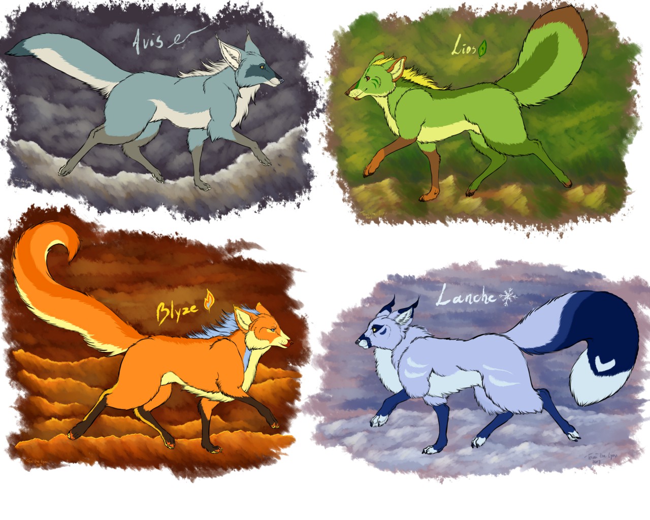 Elemental Fox Wallpapers - Wallpaper Cave