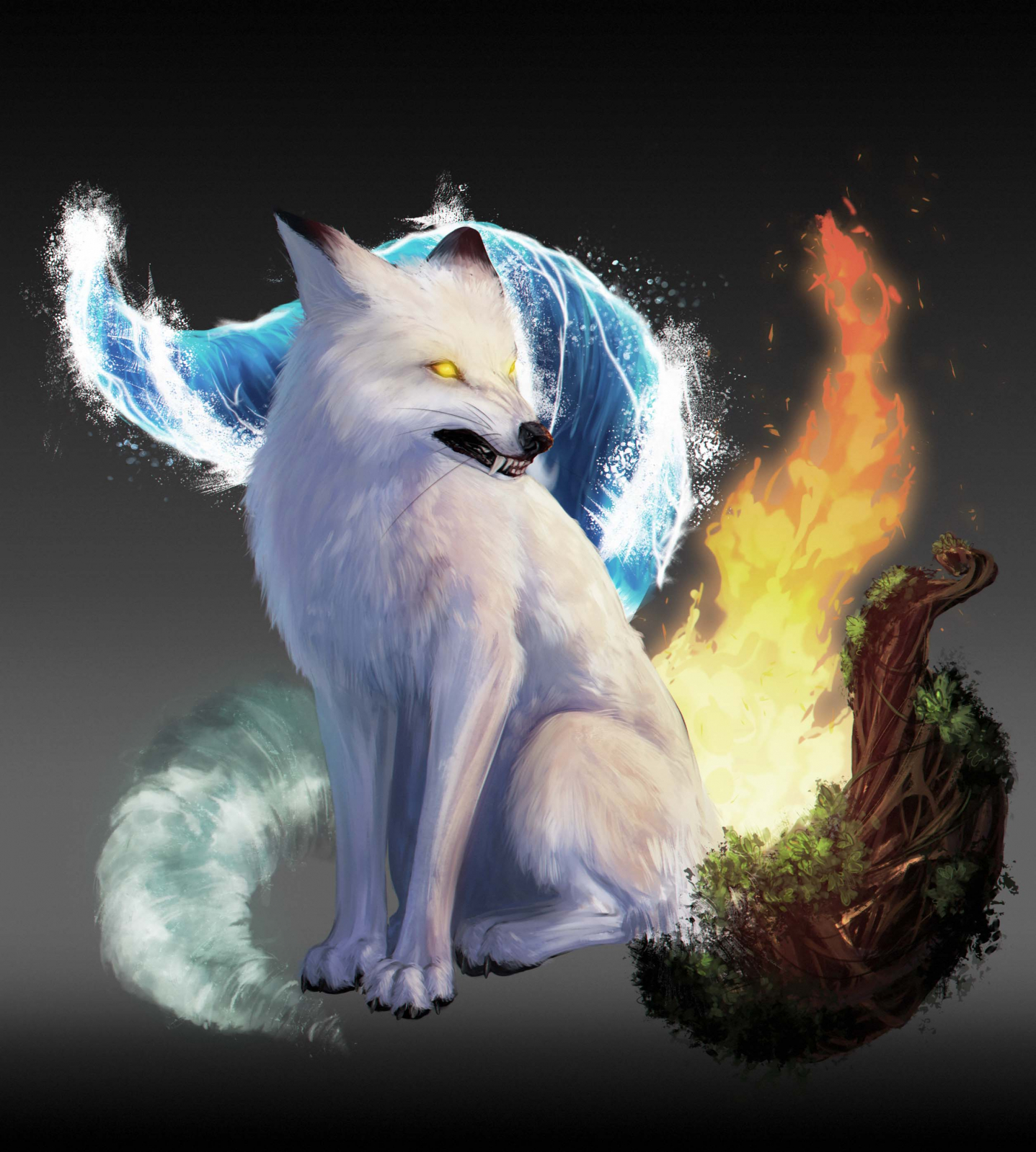 Elemental Fox Wallpapers - Wallpaper Cave