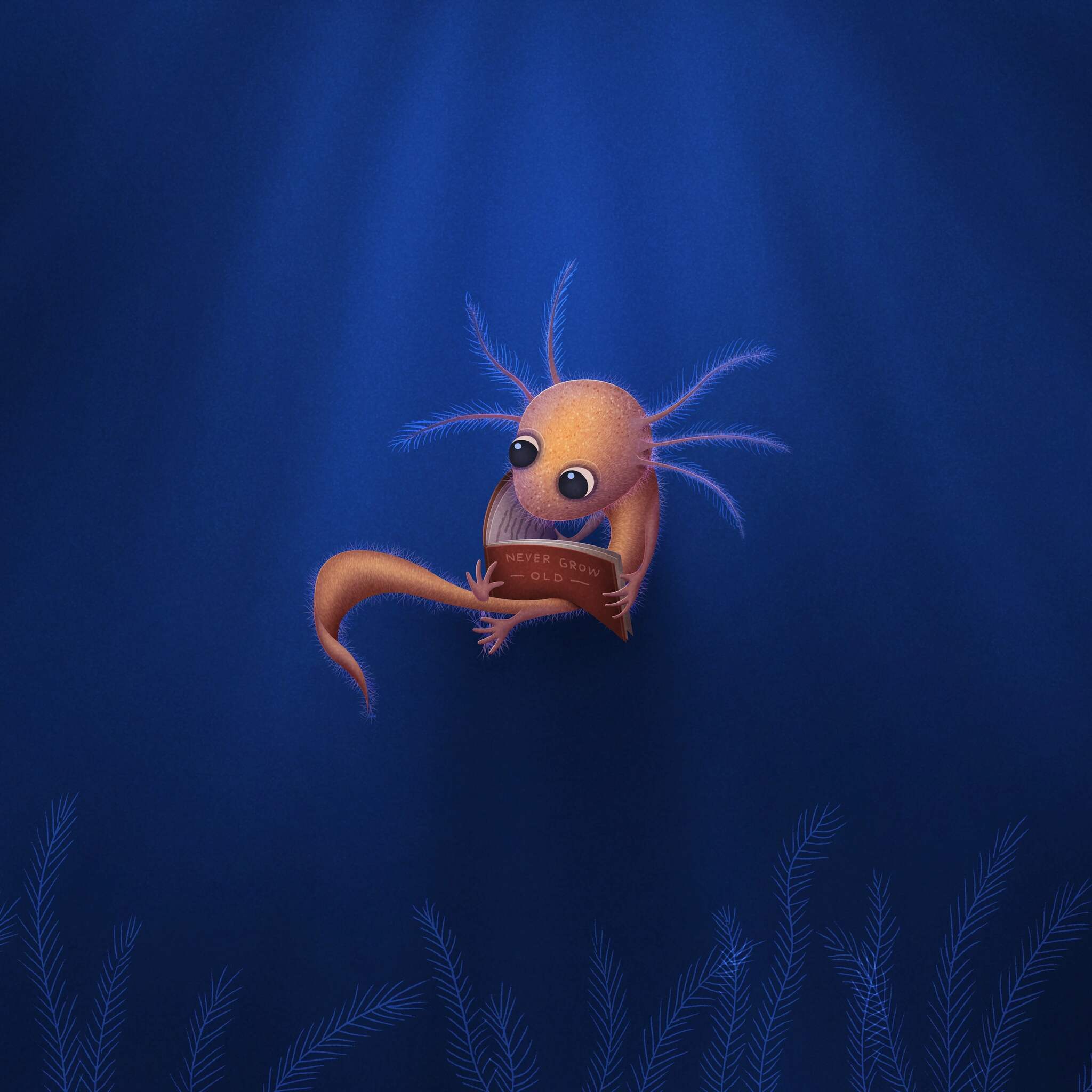 Cartoon Axolotl Wallpapers - Wallpaper Cave