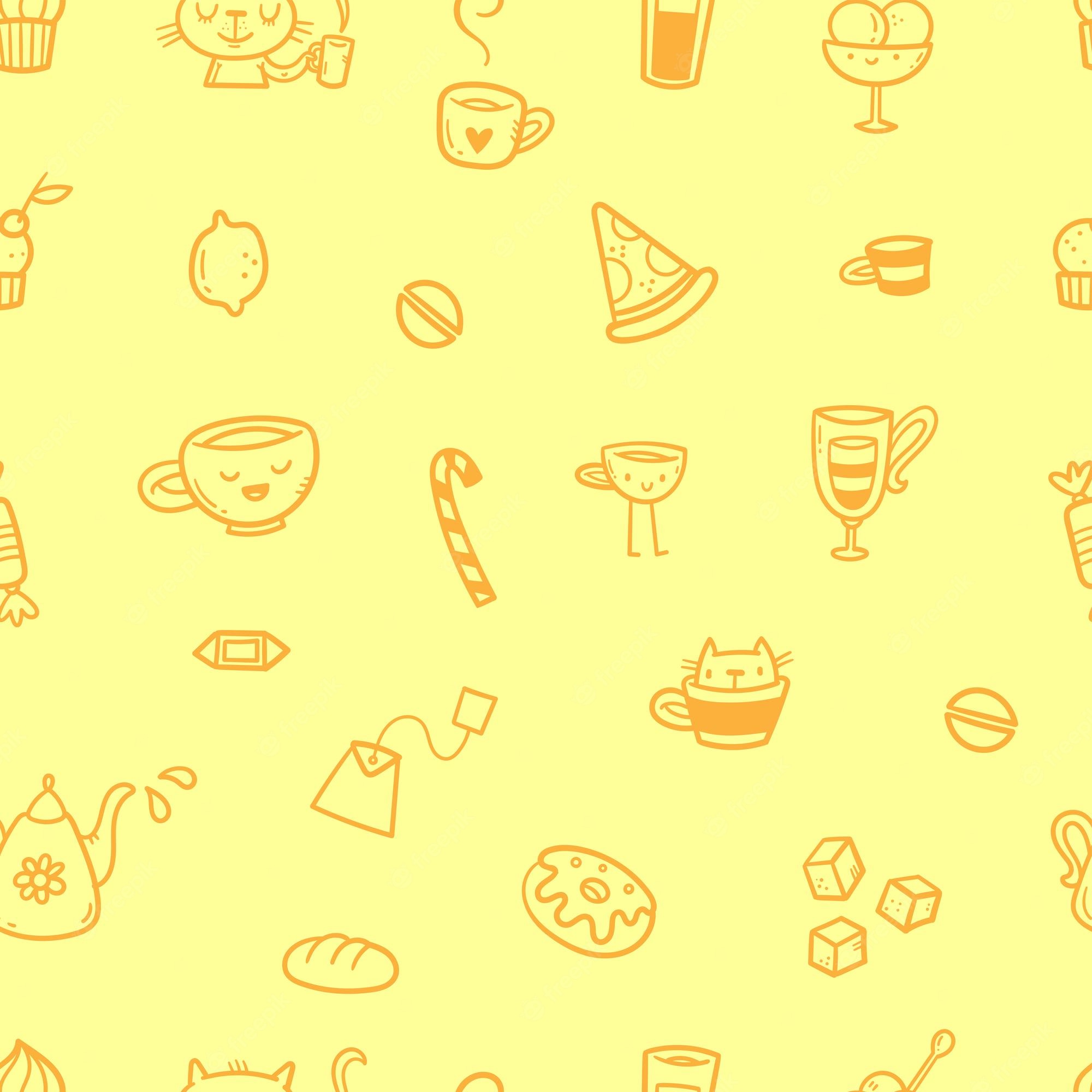 Food Doodle Wallpapers - Wallpaper Cave