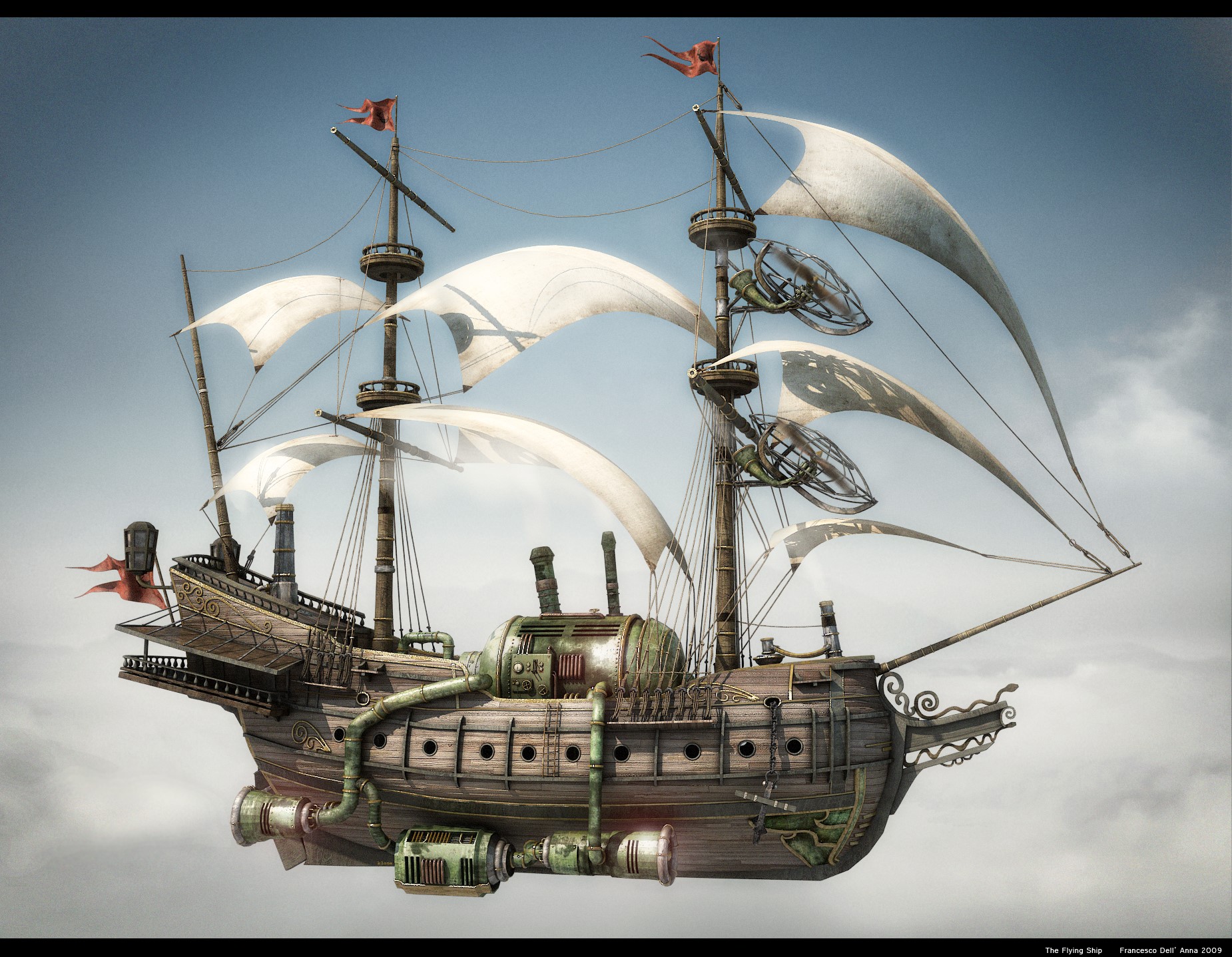 Flying Ship Wallpapers - Wallpaper Cave