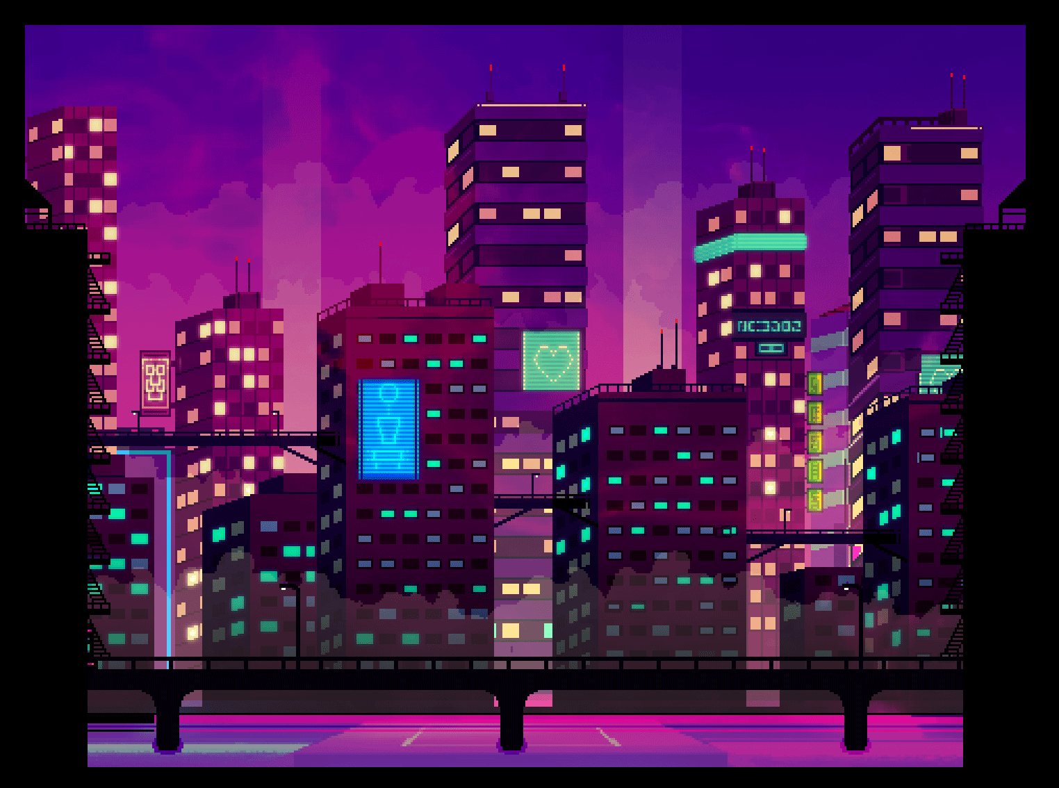 Cyberpunk Pixel Wallpapers - Wallpaper Cave