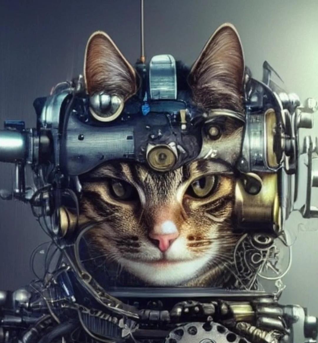 Robot Cat Wallpapers - Wallpaper Cave