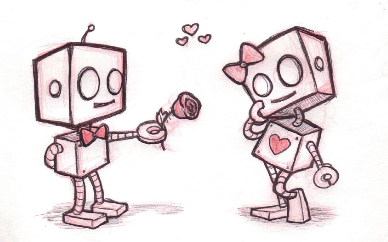 Robot Valentines Wallpapers - Wallpaper Cave