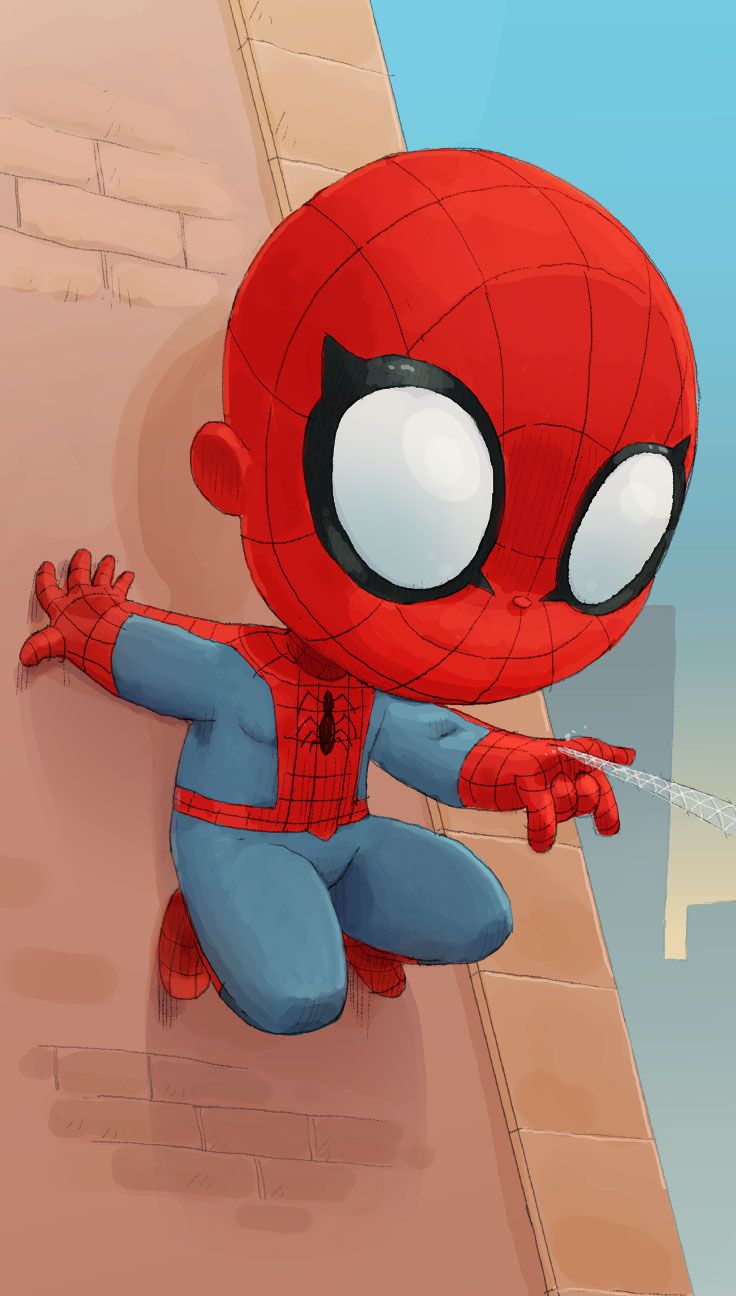 Baby Spiderman Wallpaper