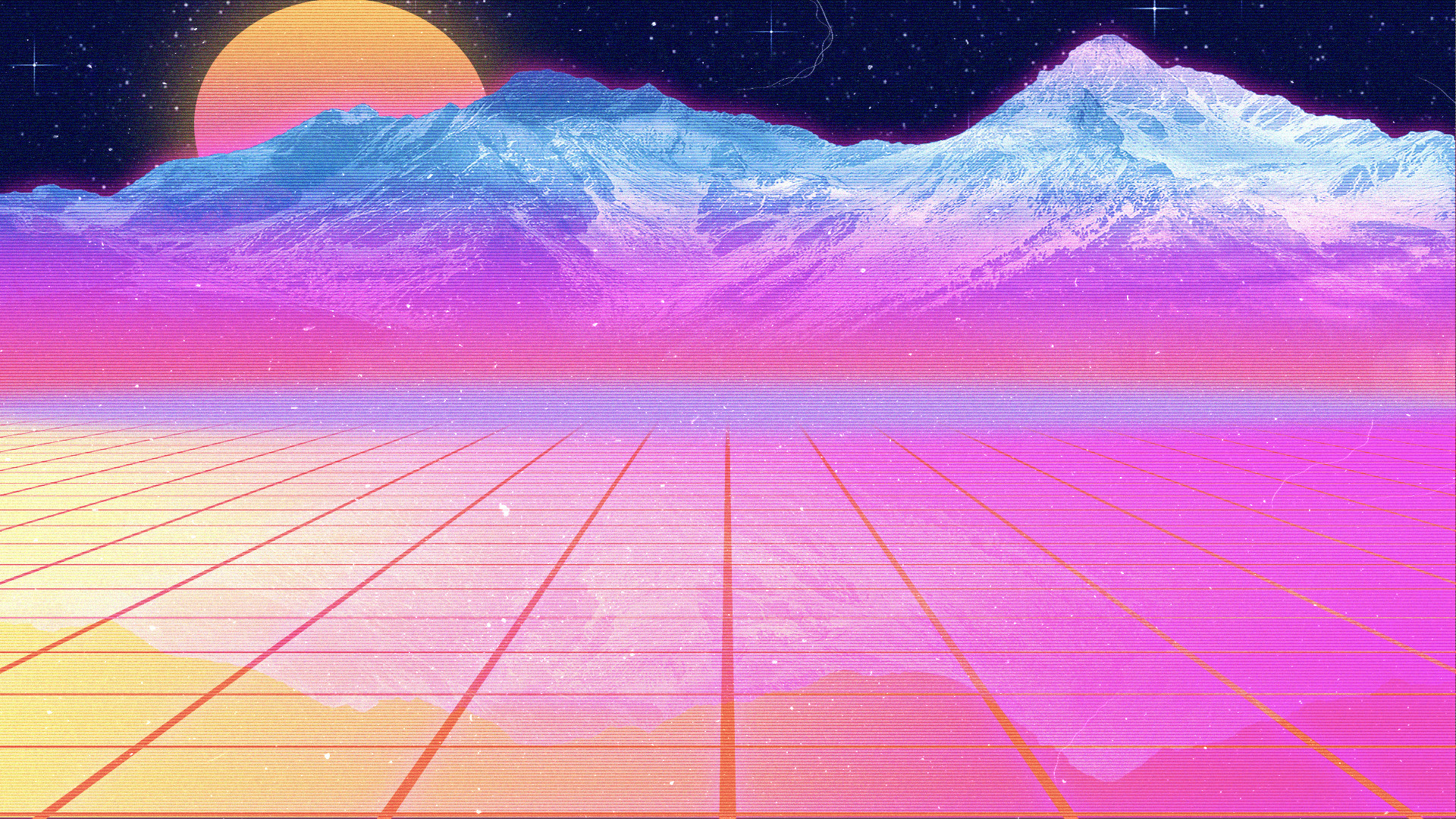 Winter Retrowave Wallpapers - Wallpaper Cave