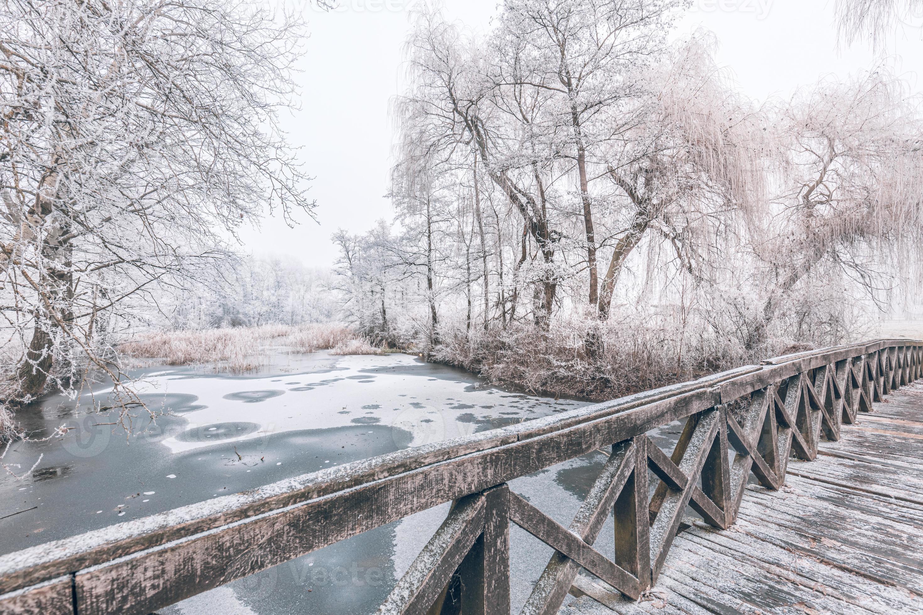 Winter Scenes With Bridge Wallpapers - Wallpaper Cave