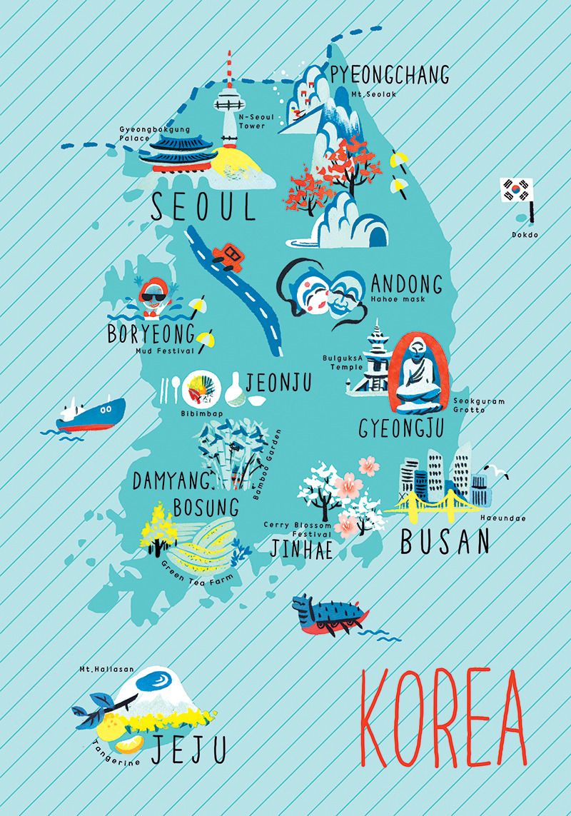 South Korea Map Wallpapers - Wallpaper Cave