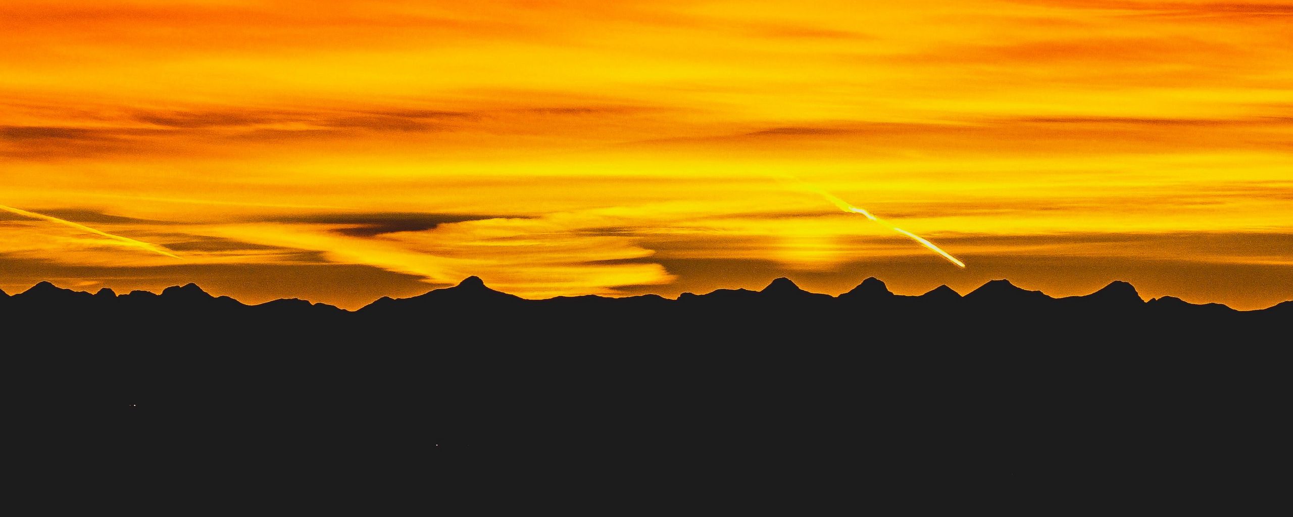 Black And Yellow Mountains Wallpapers - Wallpaper Cave