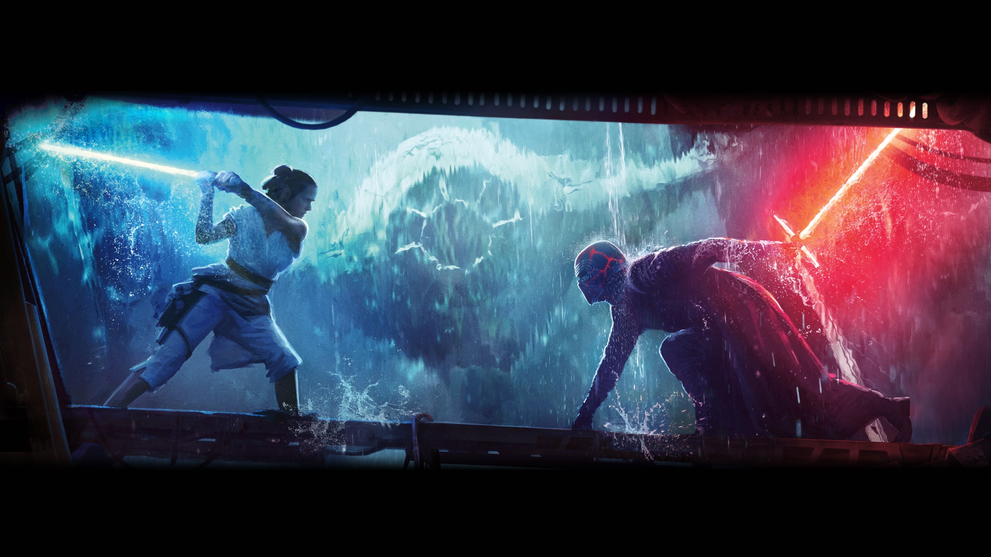 Luke Vs Rey Palpatine Star Wars Wallpapers - Wallpaper Cave