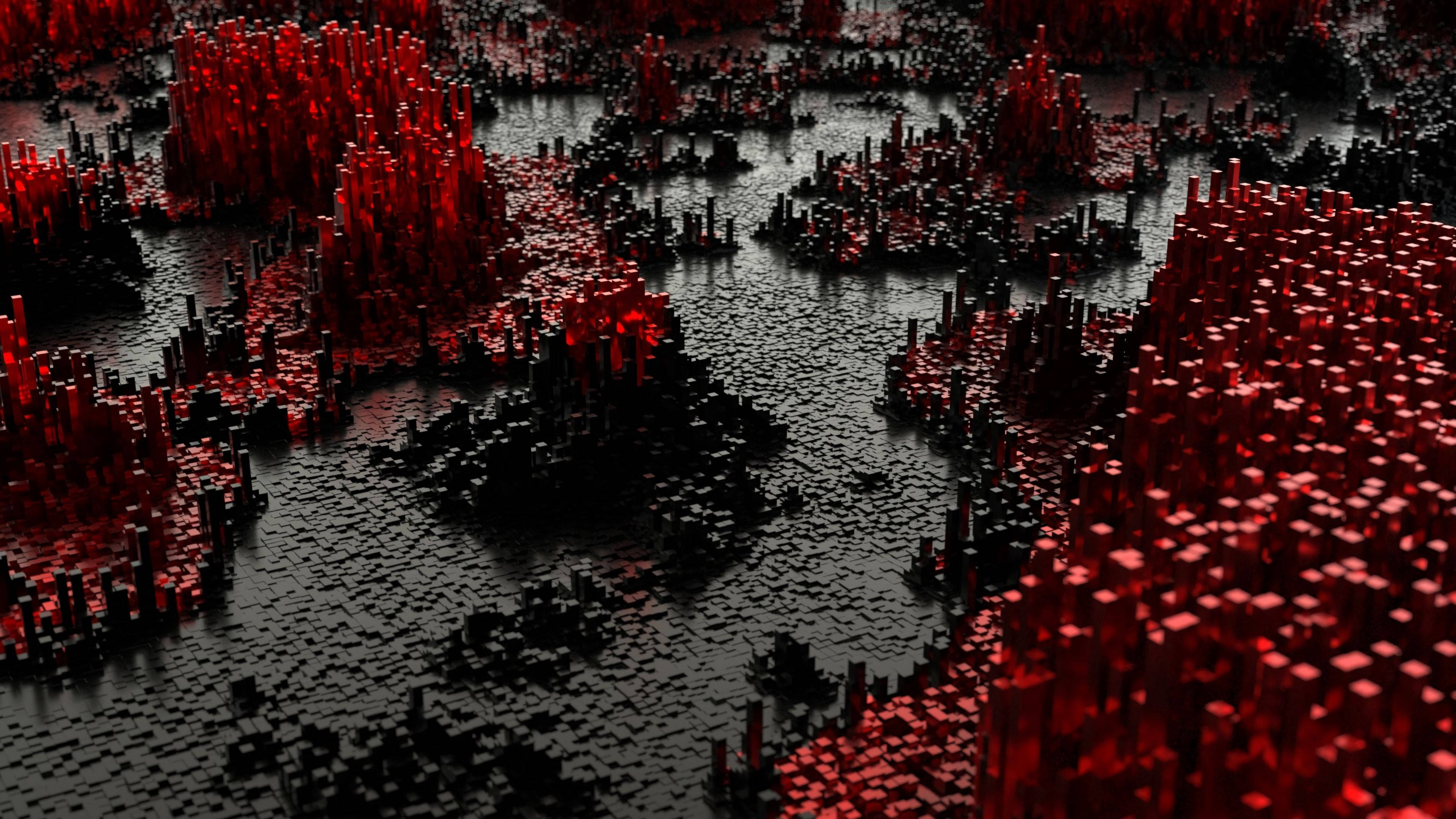 Red Pixel Wallpapers - Wallpaper Cave
