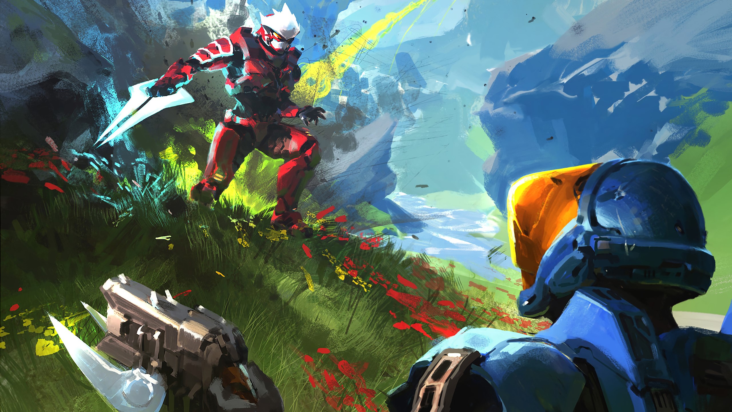 Halo 3 Odst Concept Art Wallpaper