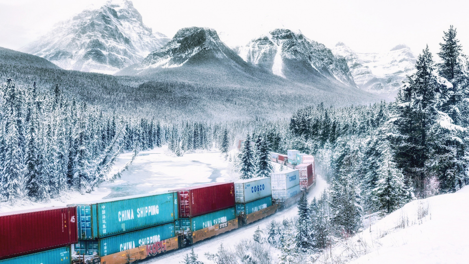 Winter Train 1920x1080 Wallpapers - Wallpaper Cave