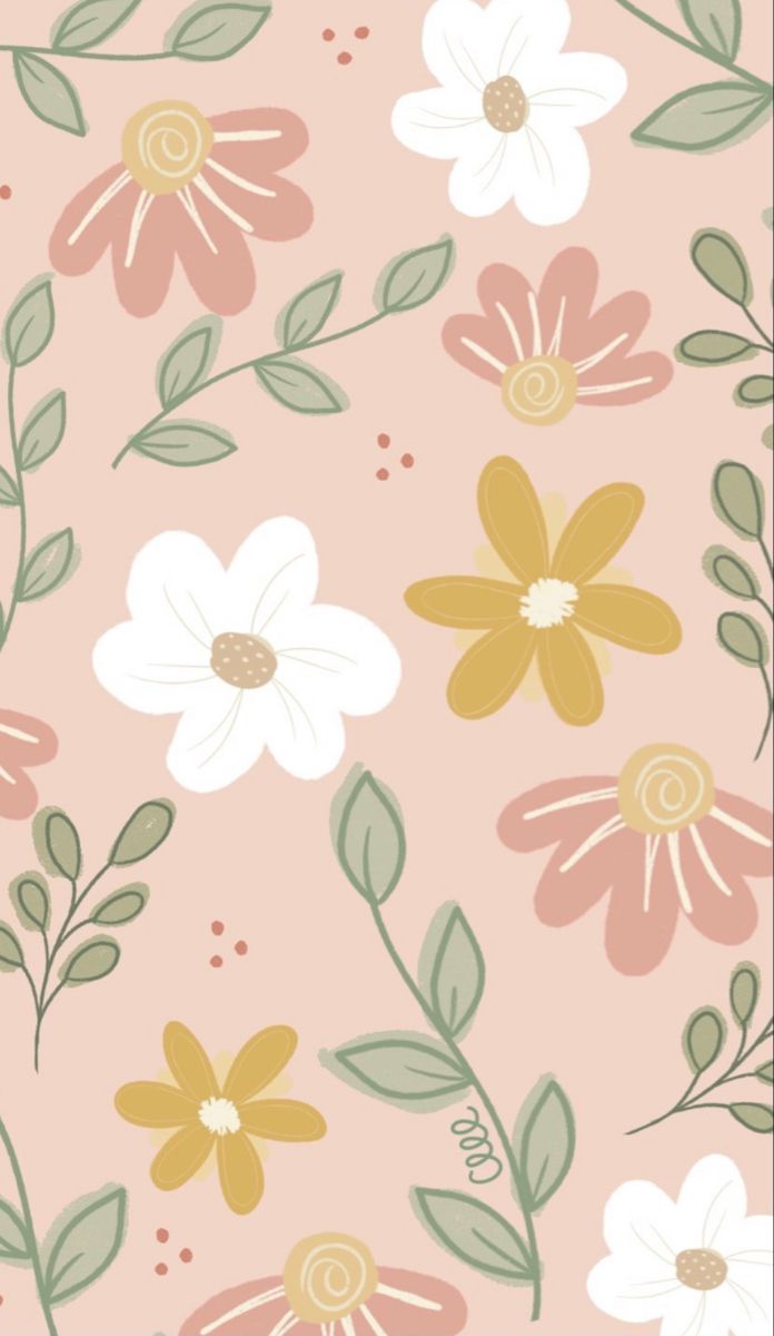 Springtime Cartoon Flowers Wallpapers - Wallpaper Cave