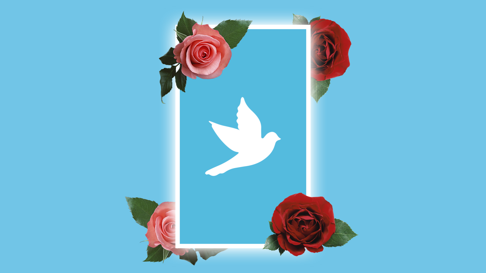 Bird With Roses Wallpapers - Wallpaper Cave