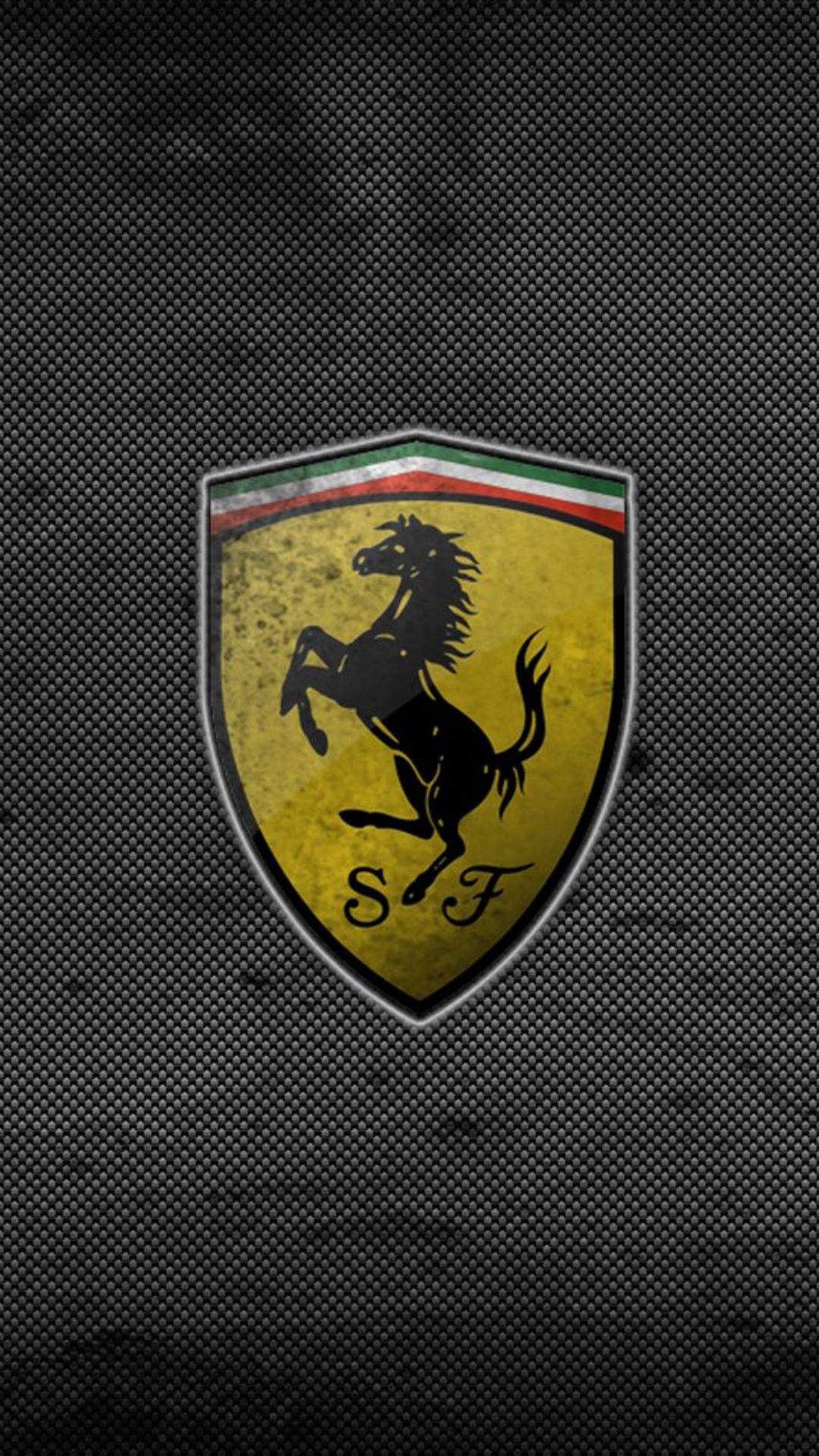 Gold Ferrari Logo Wallpaper