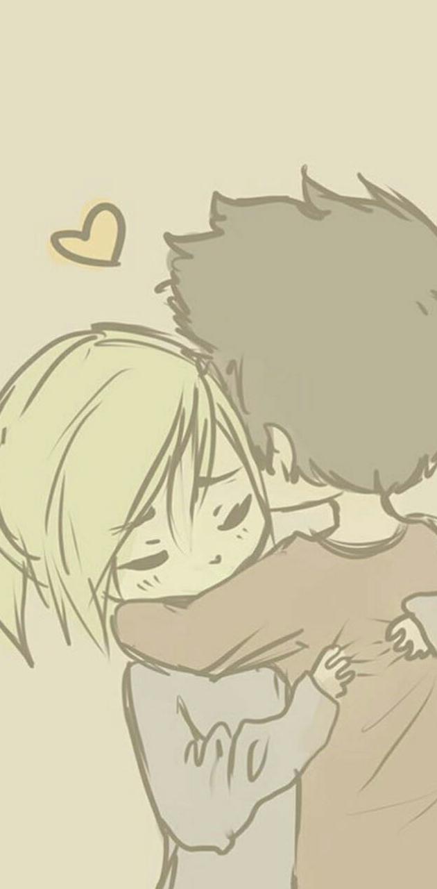 Anime Cuddle Wallpapers - Wallpaper Cave