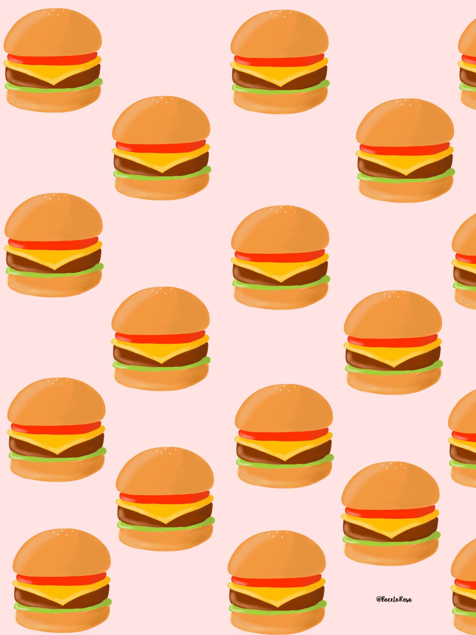 Cute Burger Wallpapers - Wallpaper Cave