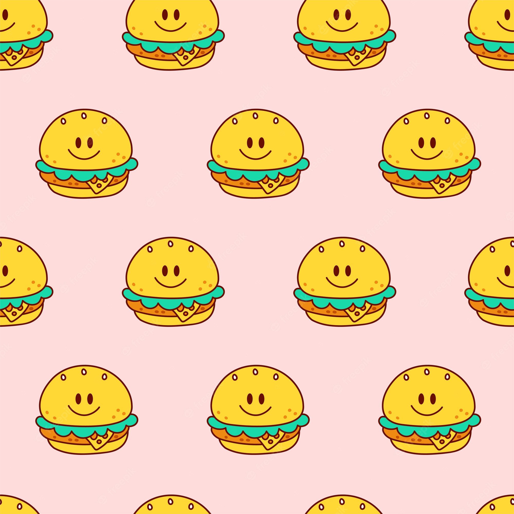 Cute Burger Wallpapers - Wallpaper Cave